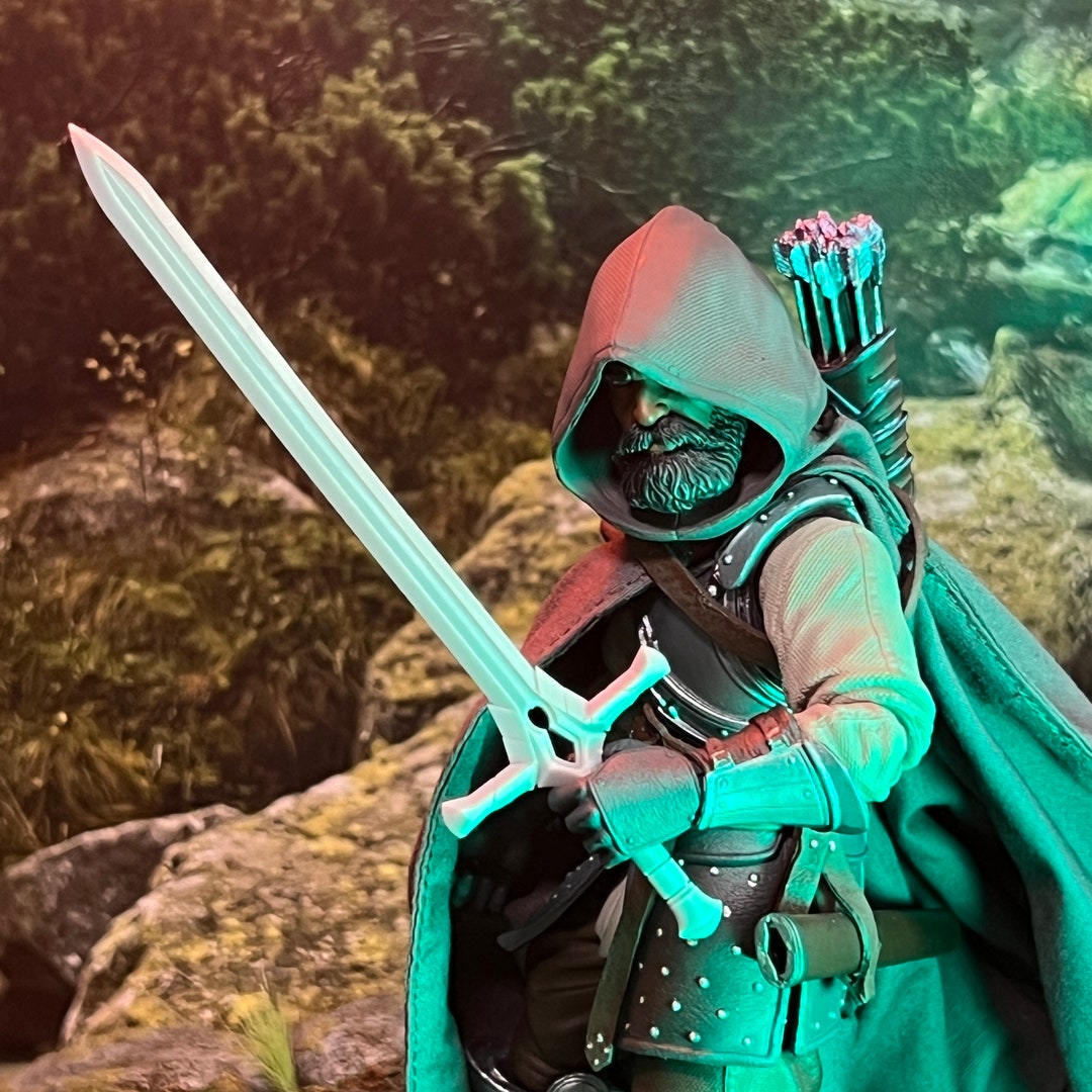 Nordic Knight Sword Mythic 7" Scale Toy Accessory (unfinished, Made to ...