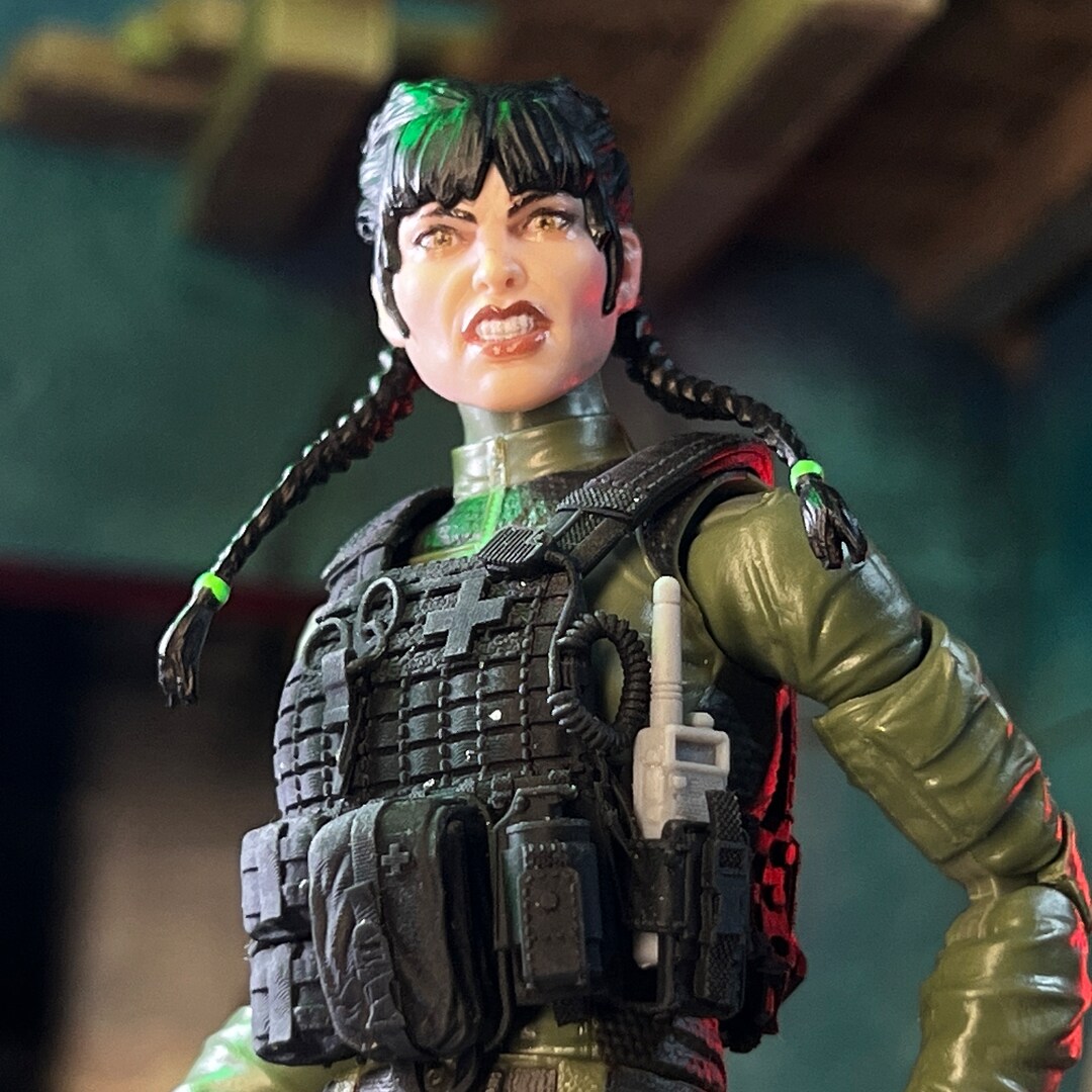 Female Corpsman Medical Carrier Plate 1:12 3d Printed Toy Accessory ...