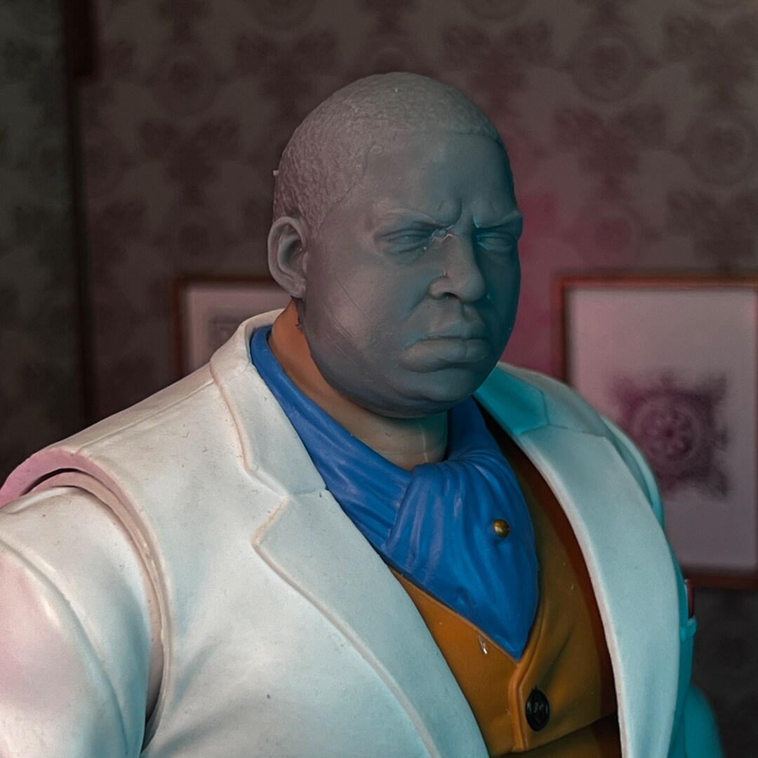 Biggy Kingpin XXL East Coast Rapper Custom 3D Printed Head Sculpt ...