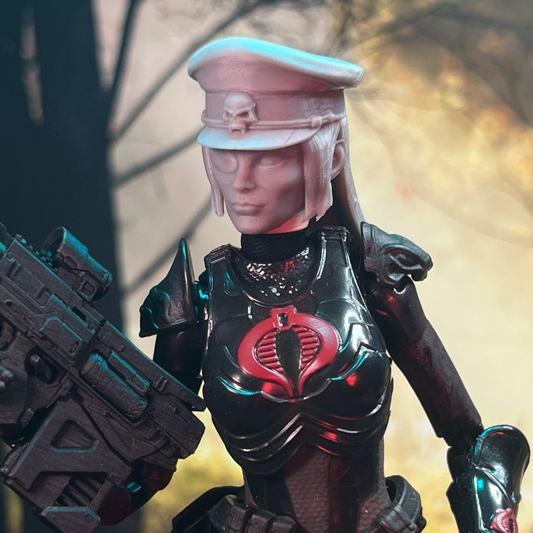 Steel Raven Commander Custom 3D Printed Head Sculpt (unfinished, Made ...