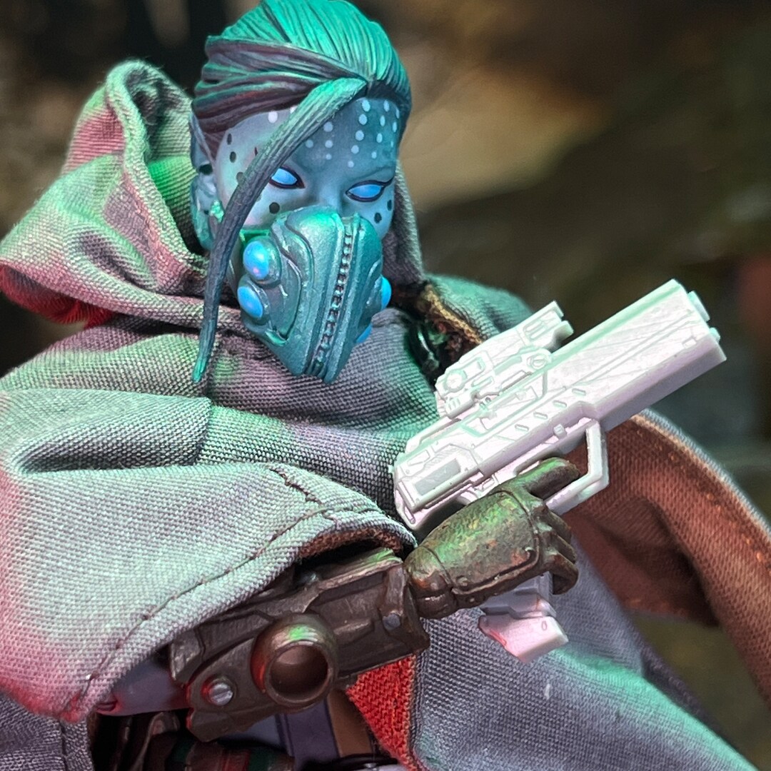 Cosmic Legions Wolfhound Ap-mk8 Sci Fi Weapon 1:12 Scale Toy Accessory ...