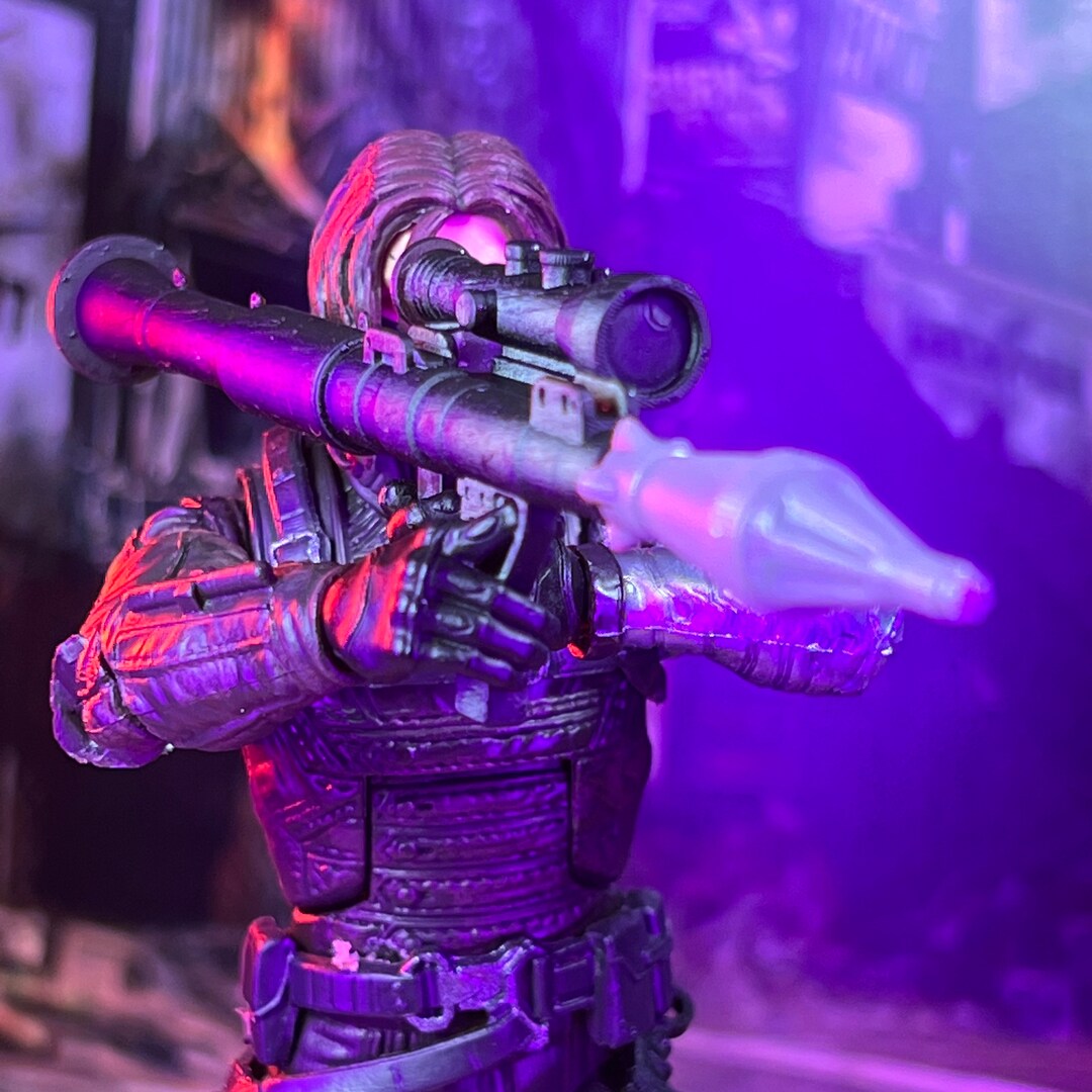 RPG 7 Scoped Rocket Launcher With Removable Rocket 1:12 or 1/18 Scale ...