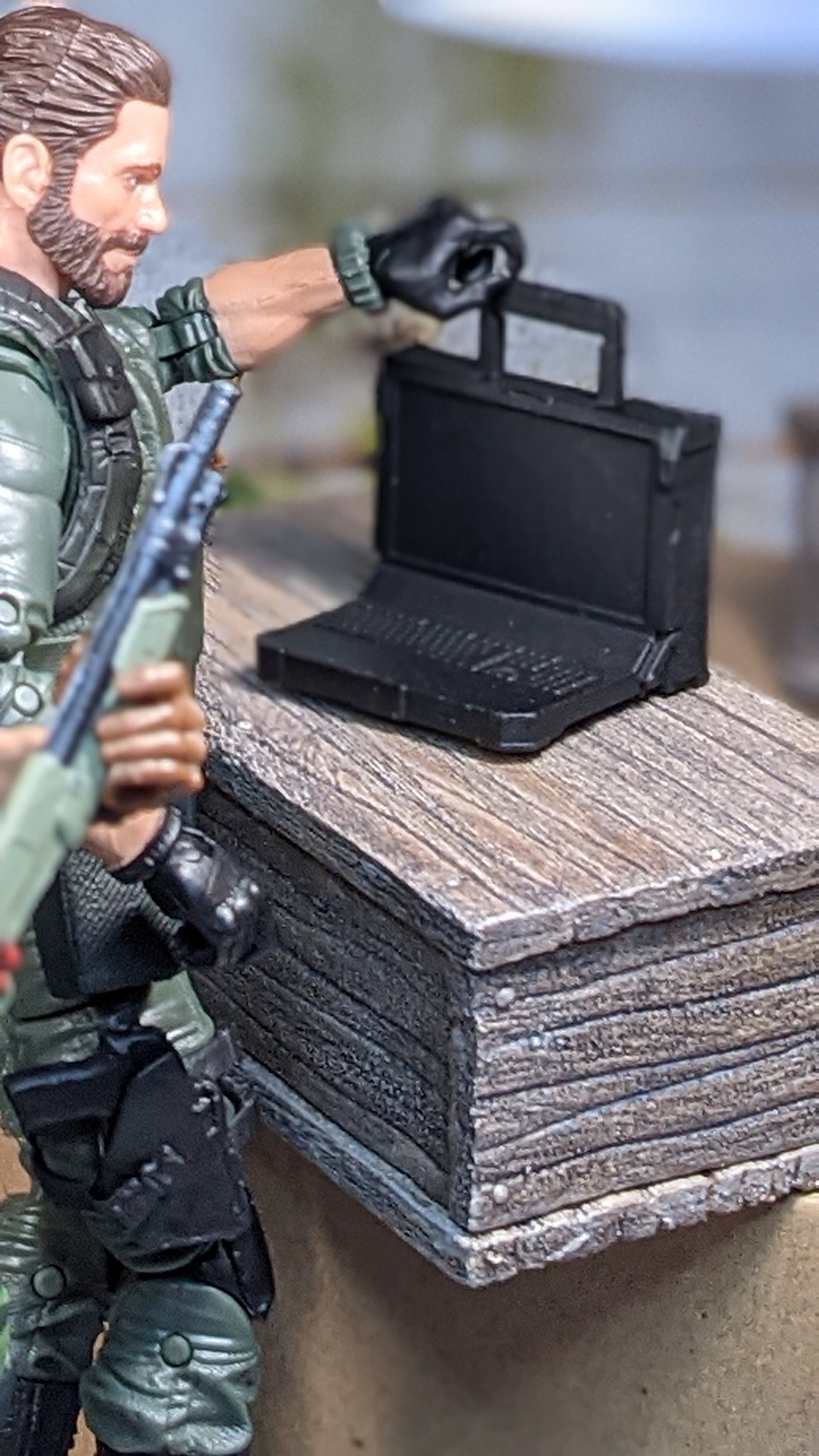 Rugged Military Portable Computer Laptop open & Closed Set of - Etsy