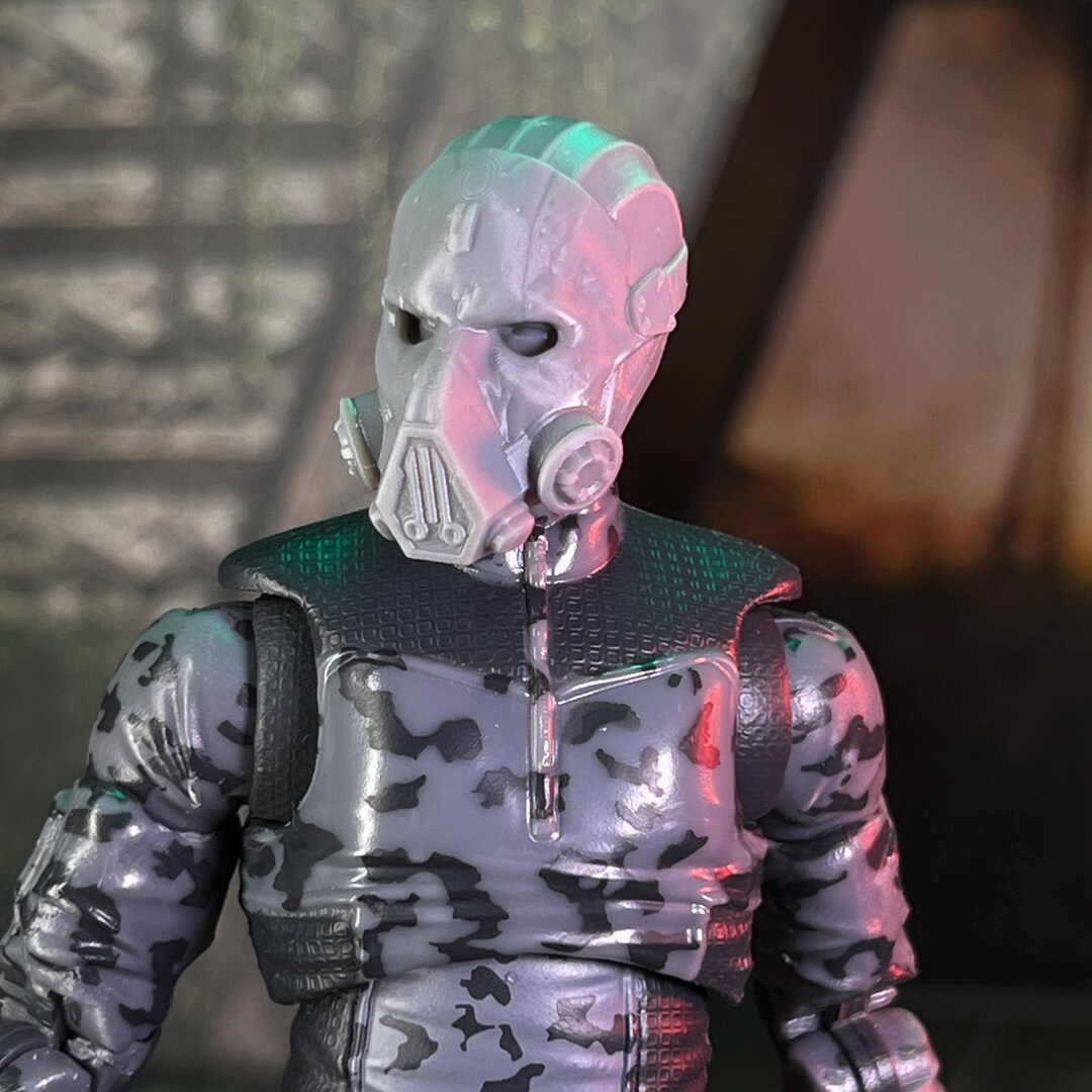 Codename Tango Merc PMC Operator -GAS MASK- 3D Printed Head Sculpt ...