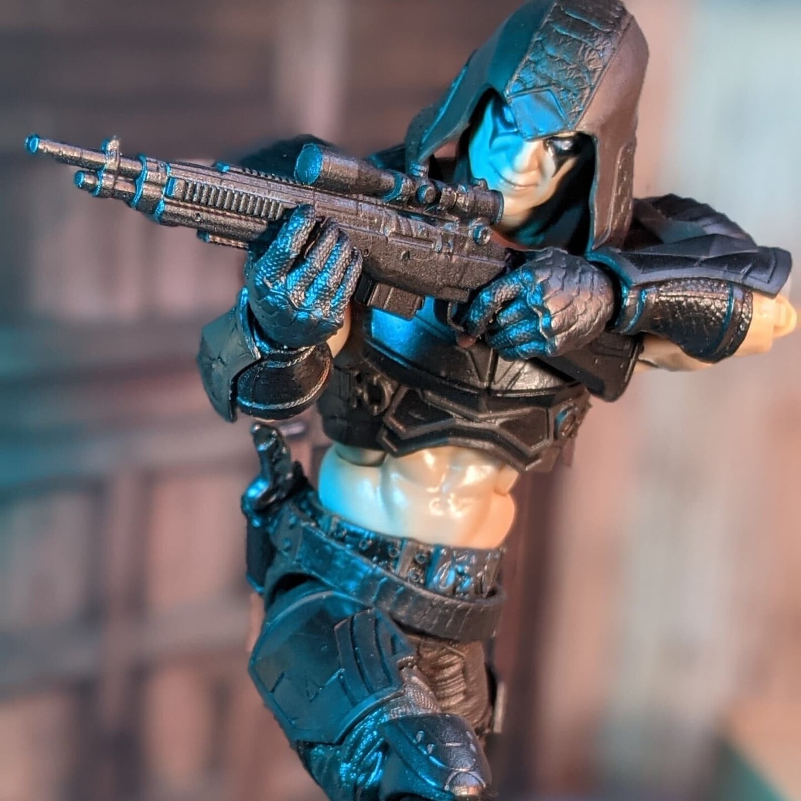 M14 Delta SBR Sniper Rifle 1:12 Scale Toy Accessory (unfinished, Made ...