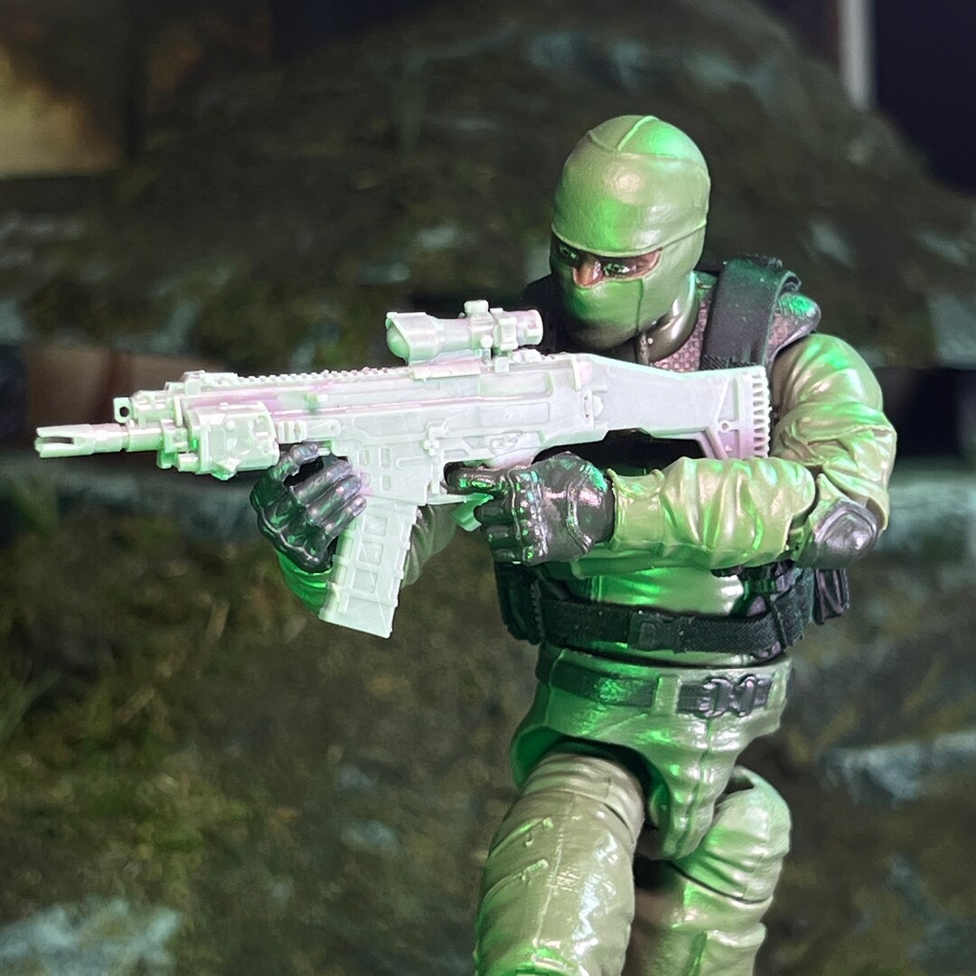 CZ 805 Bren Assault Rifle With ACOG Scope 3D Print Toy Accessory ...