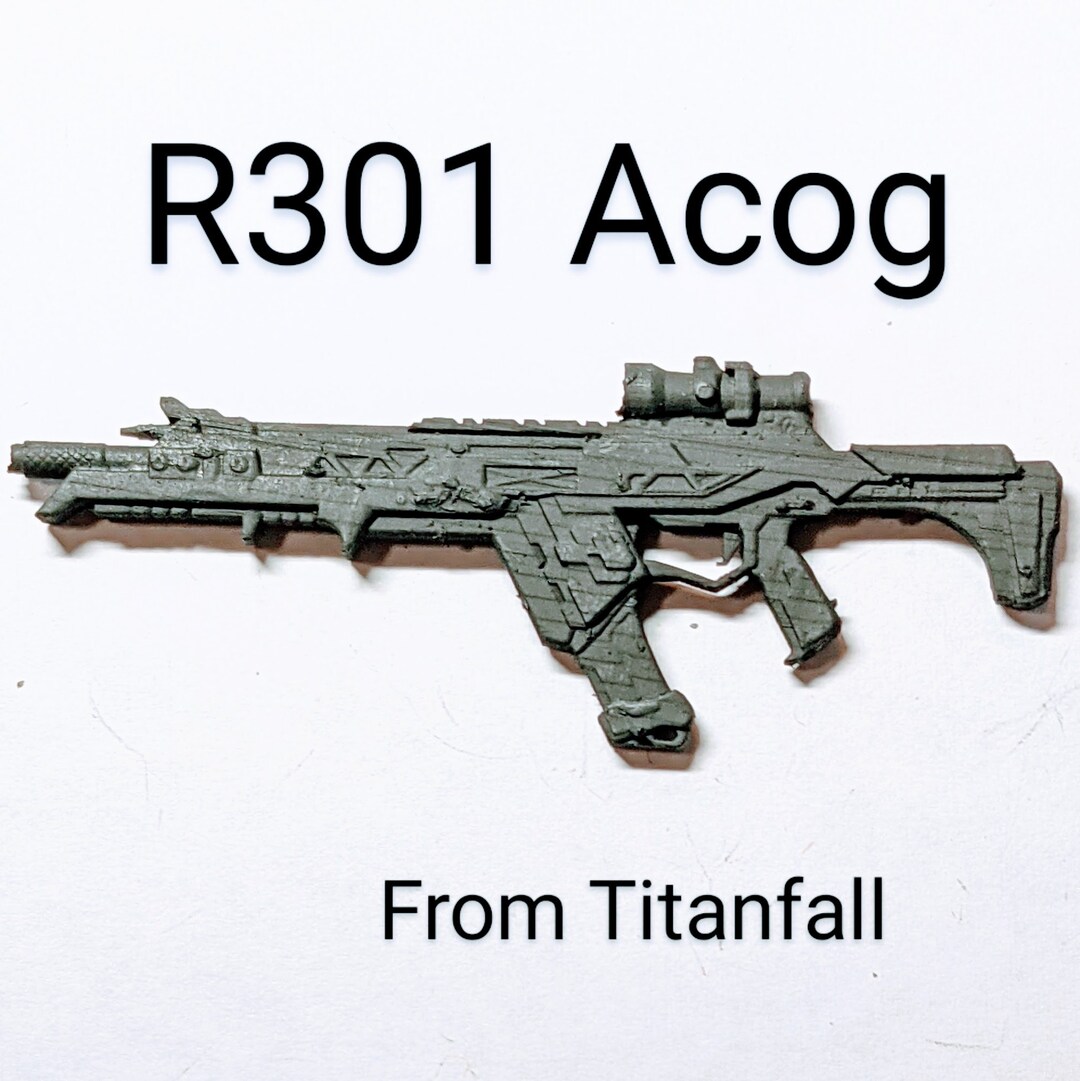 R301 Acog Scope "near Future" AR 1:12 Scale Toy Accessory (unfinished ...