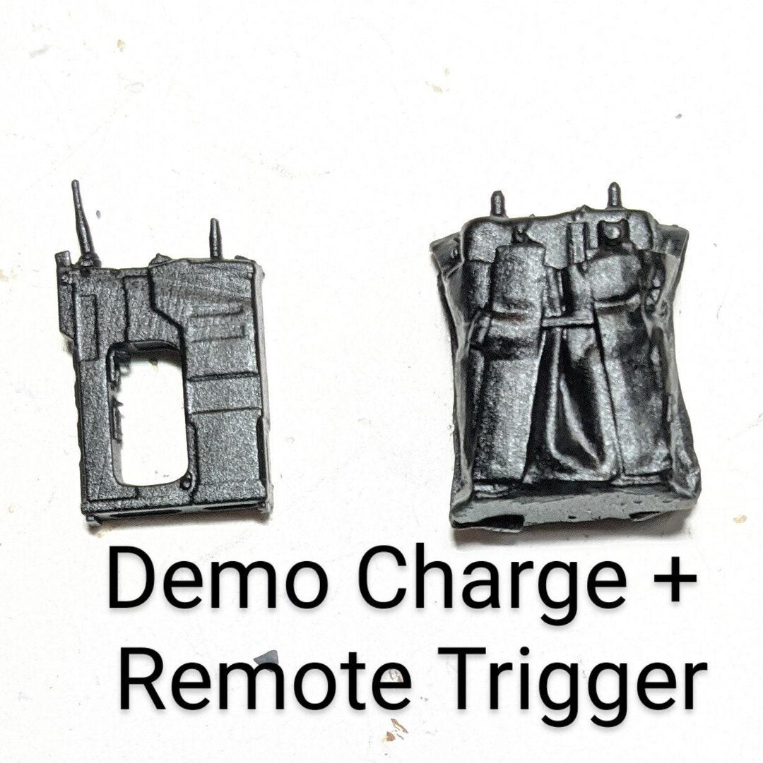Demo Charge & Fernauslöser 1:12 Spielzeugzubehör (Unfertige, Made to ...