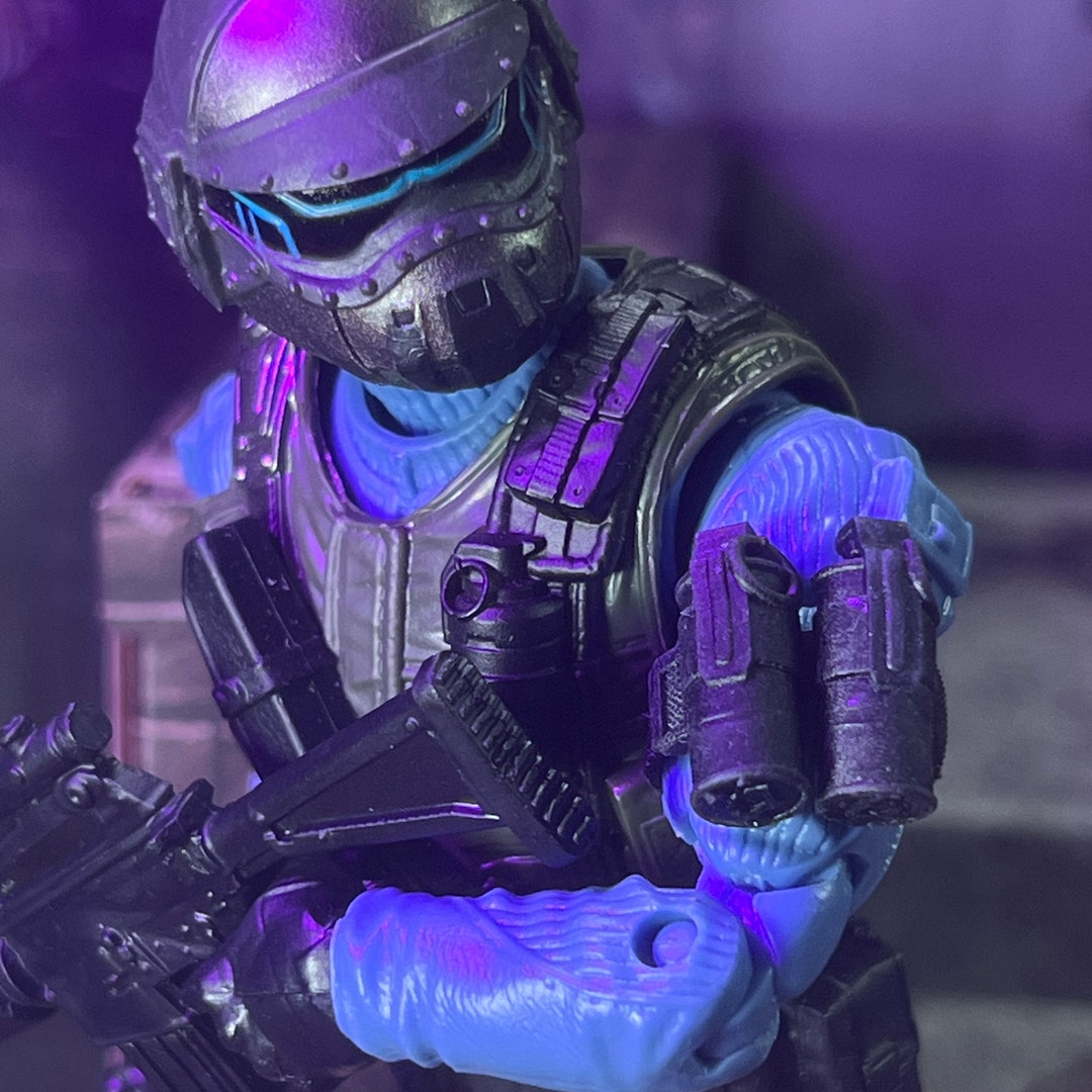 Bicep Belt C- Double Flashbang- 1:12 Scale Toy Accessory - 2 Sizes (see ...