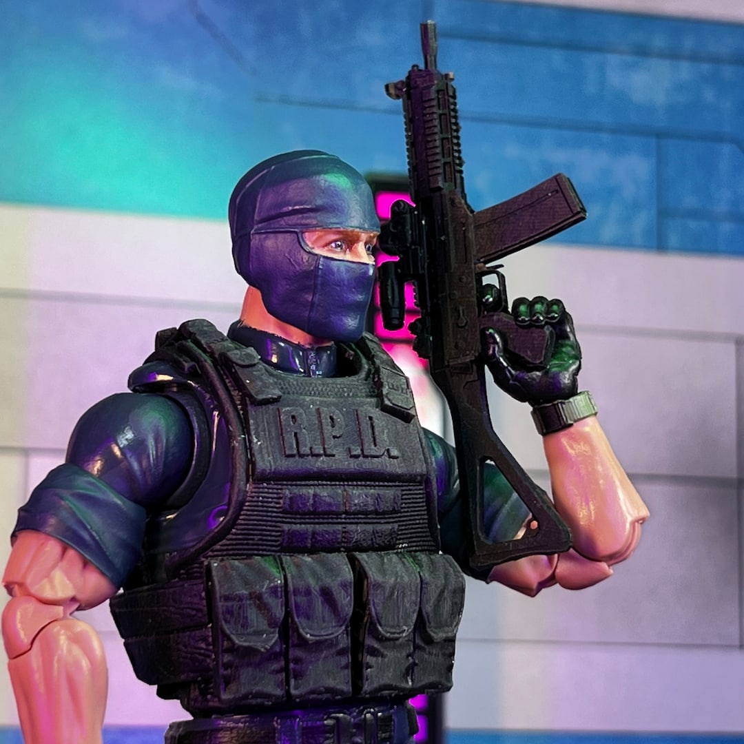 RCPD Tactical Body Armor Vest 3D Printed Head Sculpt unfinished, Ready ...