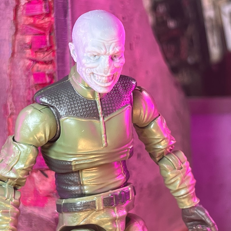 Faceless Horror Creature Custom 3D Printed Head Sculpt - Etsy