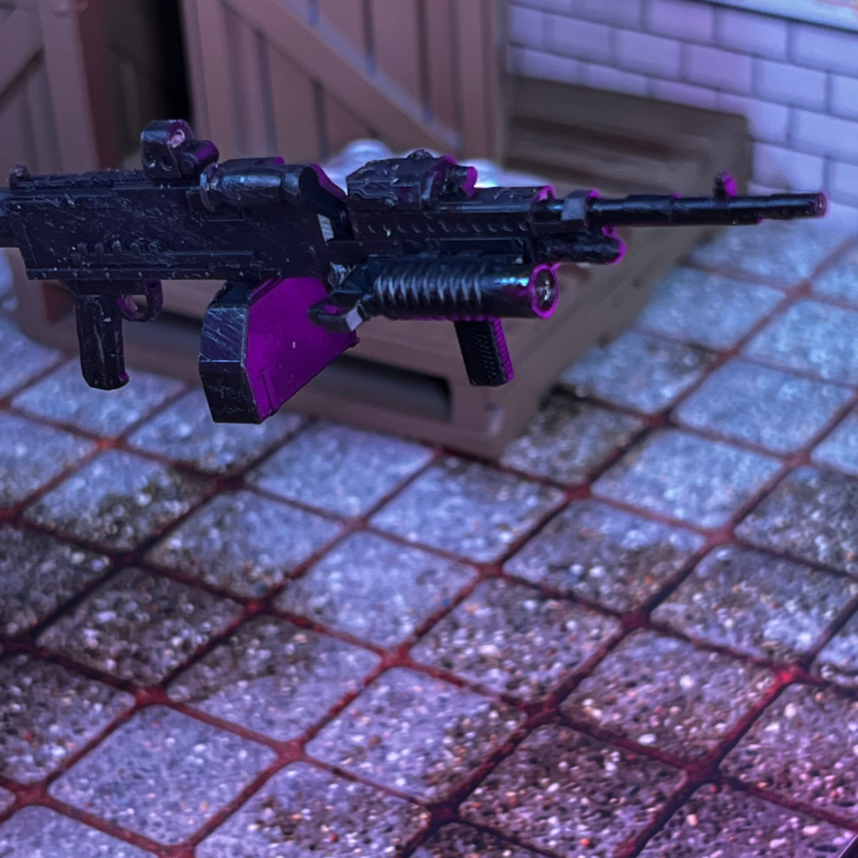 Boldslaughter M240 With Dual M203 Grenade Launchers 1:12 Toy - Etsy