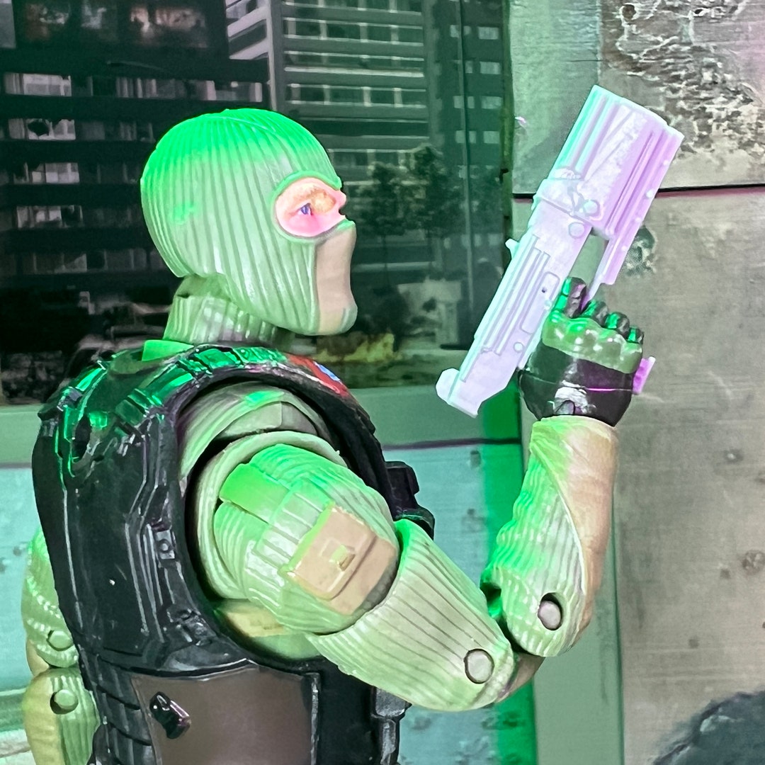 Daywalker Mac 11 Custom Auto Machine Pistol 1:12 Scale Toy Accessory ...