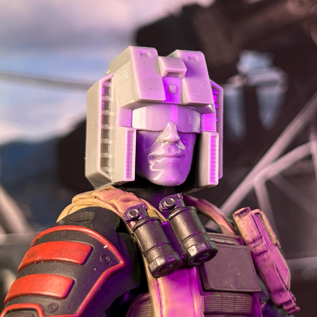 TF Elite- Seeker Soldier Codename Warper -VISOR- 1:12 3D Printed Kit ...