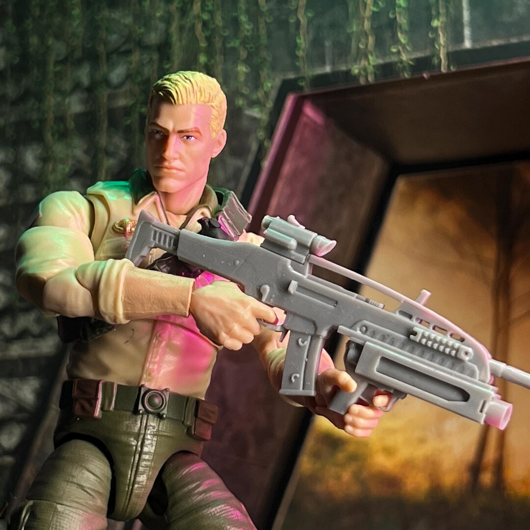 XM8 GH1 Assault Rifle With M320 Grenade Launcher 1:12 Scale Toy ...