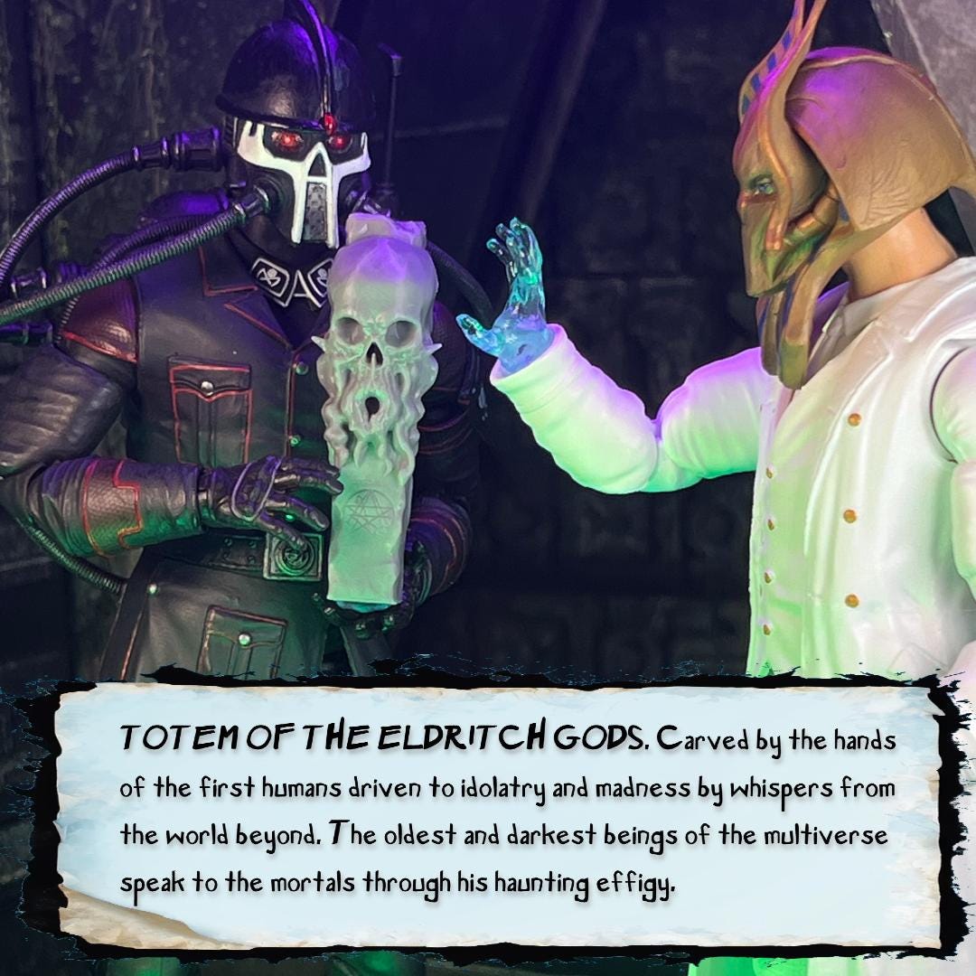 Totem of the Eldritch Gods - Cursed Item & Relics 1:12 Toy Accessory ...