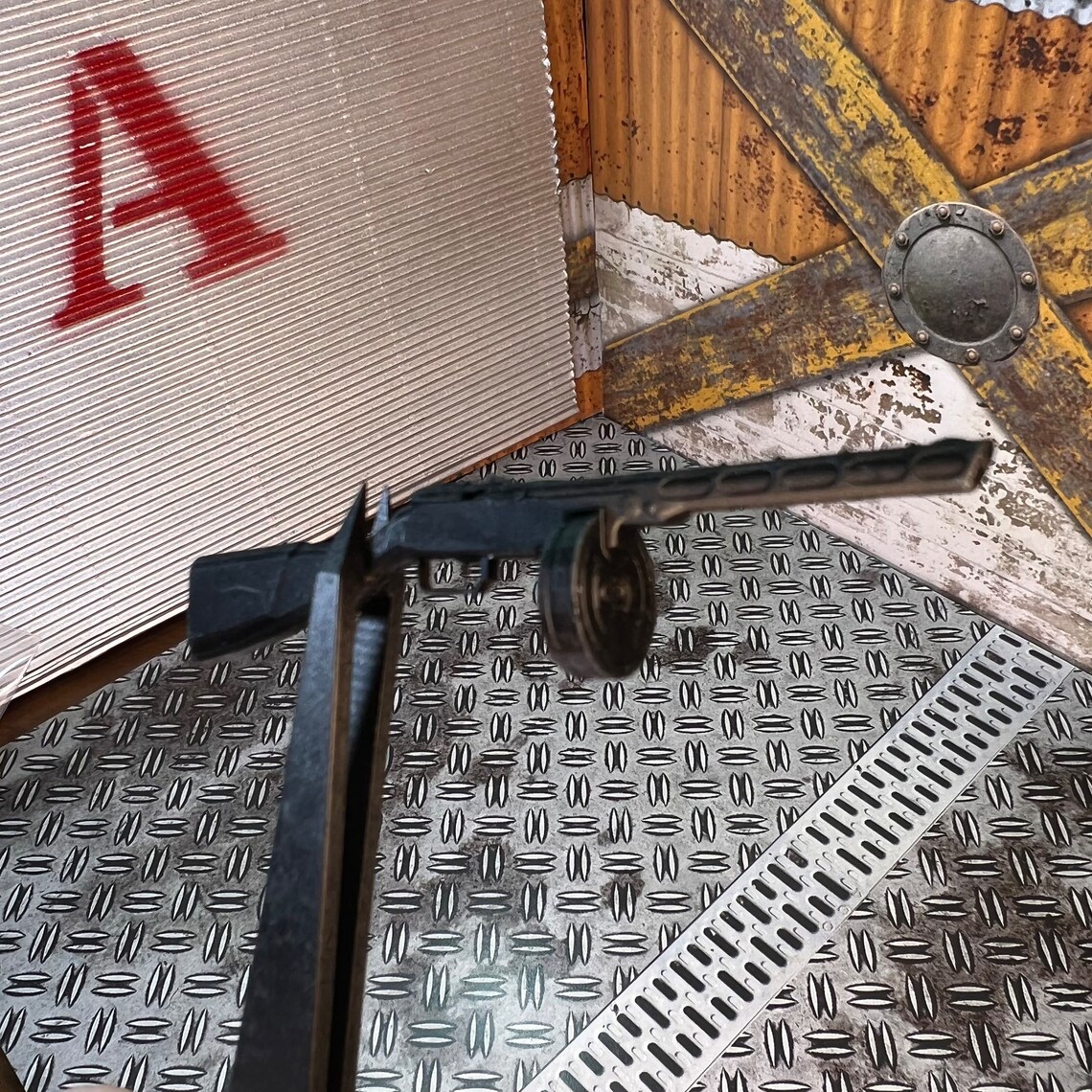 Ppsh-41 WW2 Soviet Era Russian SMG 1:12 Toy Accessory - Etsy