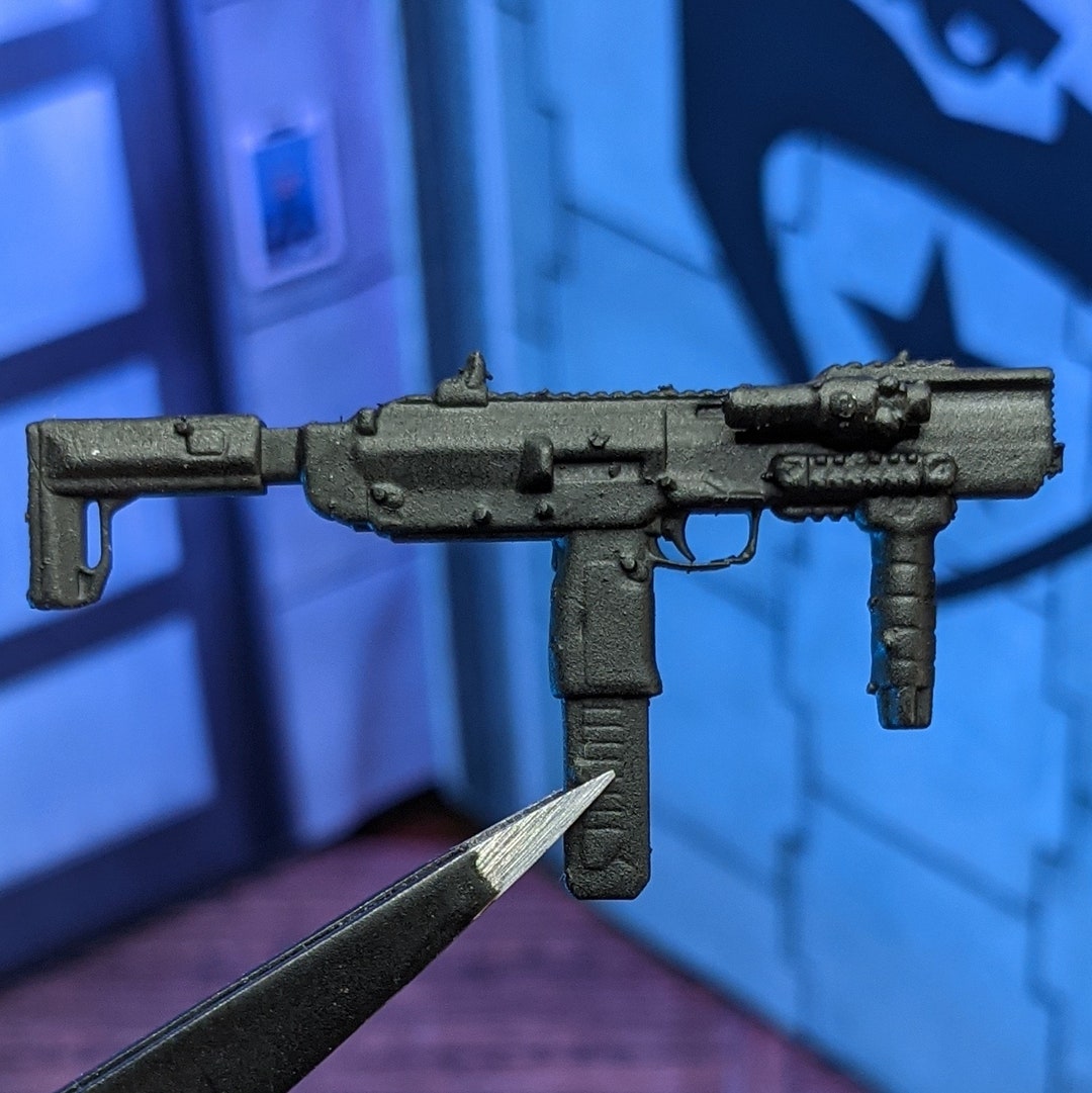 Cerberus Custom MP7 Foregrip With Integrated Square Suppressor 1:12 Toy ...