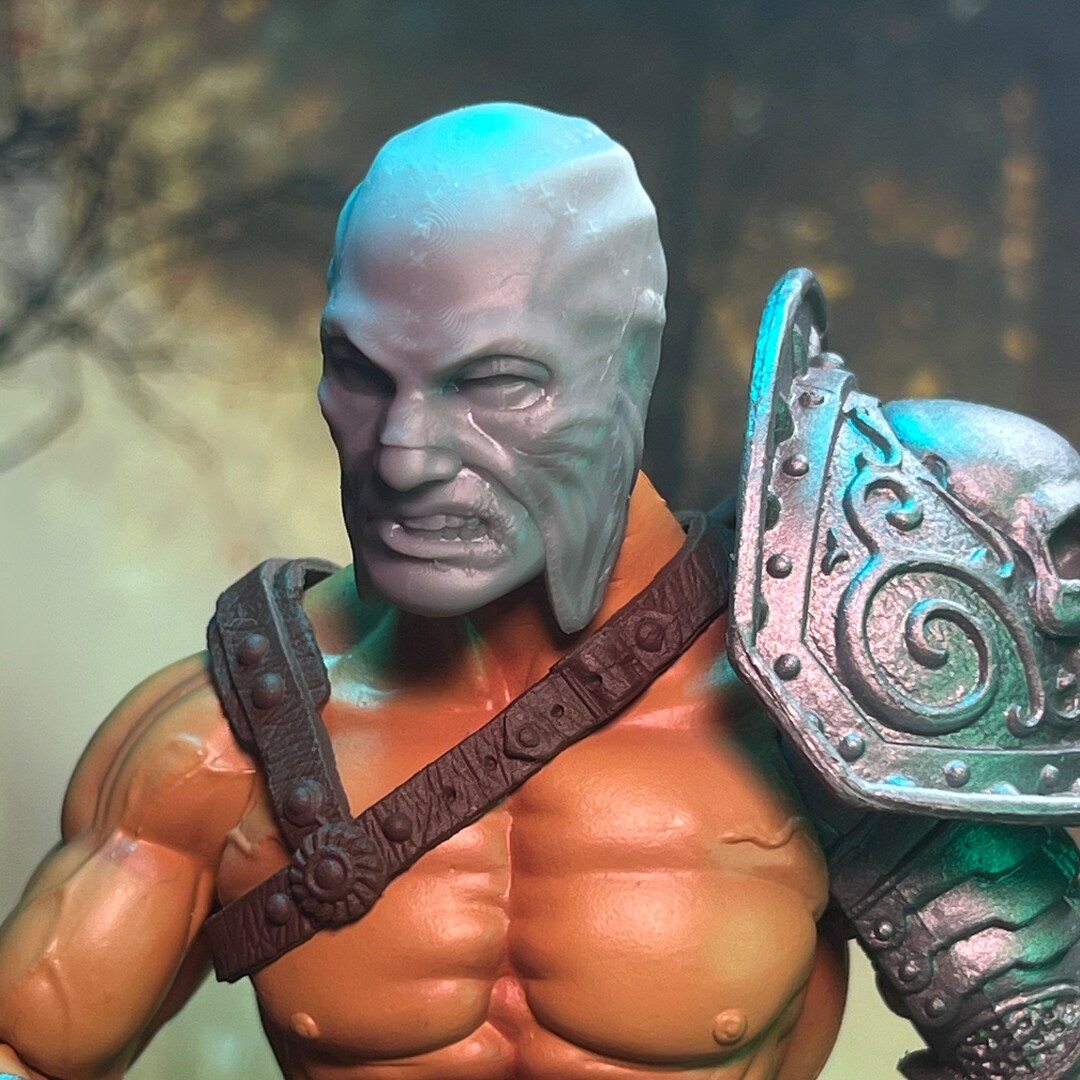 Mythic Legion Scale Executioner Head 3D Printed Head Sculpt (unfinished ...