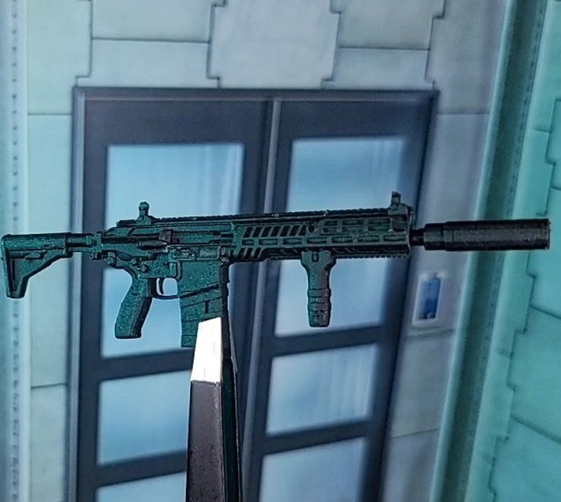 Sig Sauer XM5/ MCX Spear Foregrip Assault Rifle 1:12 Scale Toy ...
