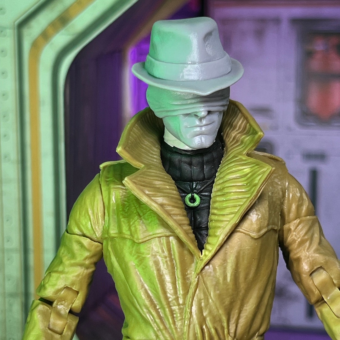 Blank Face Detective -mask Up- 3d Printed Head Sculpt (unfinished, Made ...