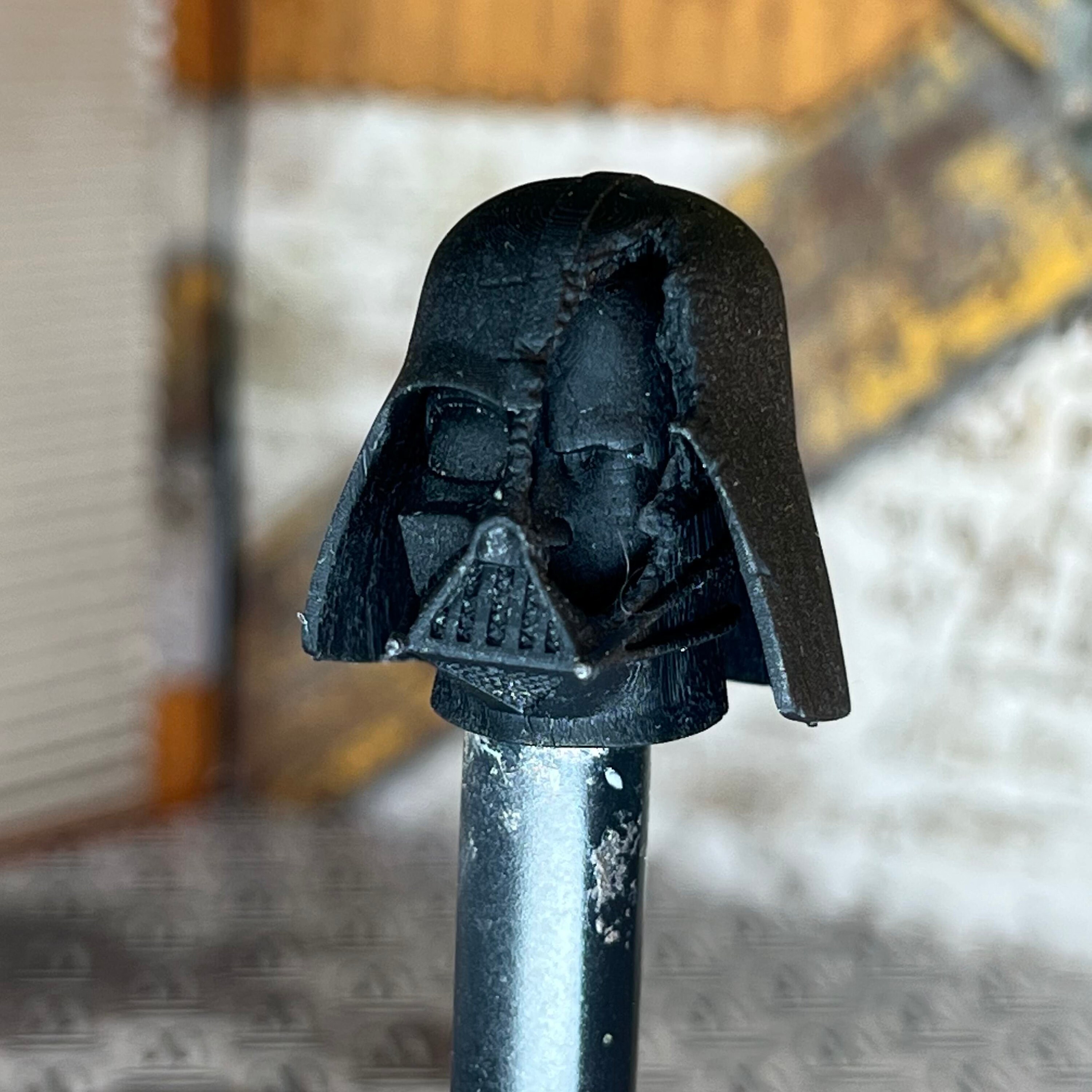 Lord Invader shattered Mask Custom 3D Printed Head Sculpt - Etsy