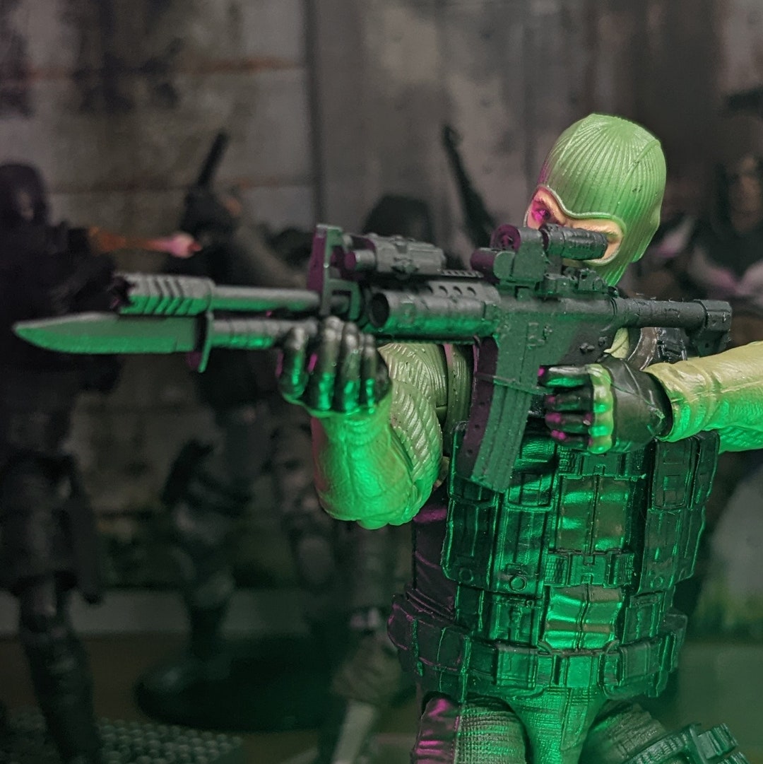 Jupiter's Sword Custom M4/bayonet Assault Rifle 1:12 Toy Accessory ...