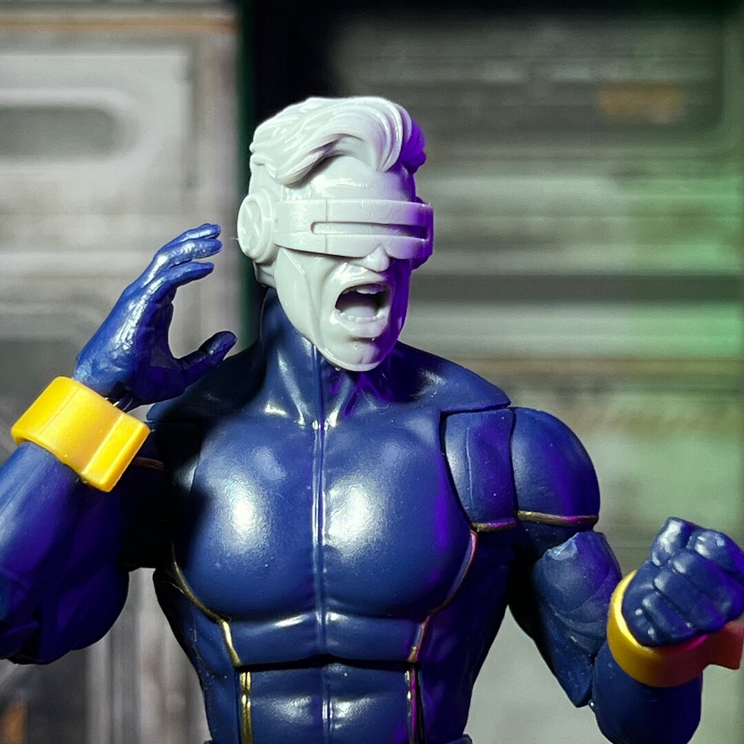 Laser Eyed Mutant Leader -BATTLE YELL- 3D Printed Head Sculpt ...