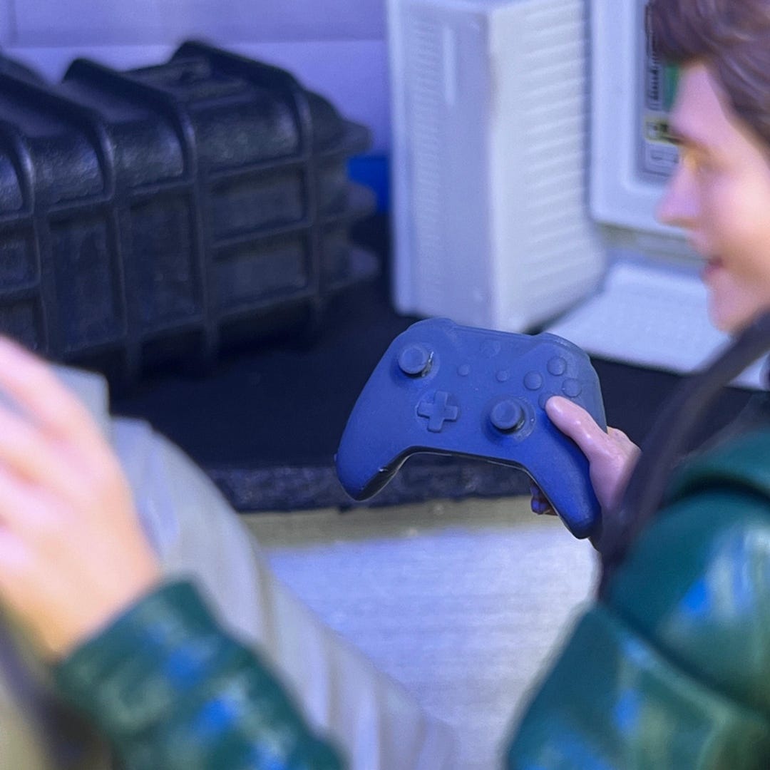 X Zone Gaming Controller 1:12 Scale Toy Accessory (unfinished, Made to ...