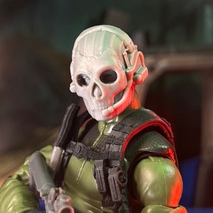 Task Force Operator Ghost Balaclava V2 3D Printed Head Sculpt ...