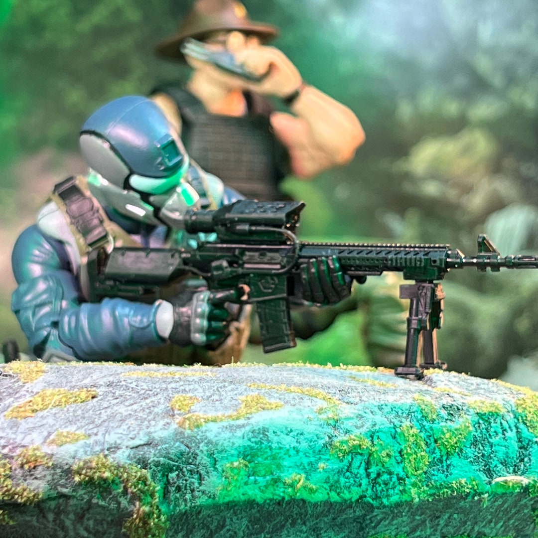 Tracking Point M900 Sniper Rifle With Bipod 1:12 or 1/18 Scale Toy ...