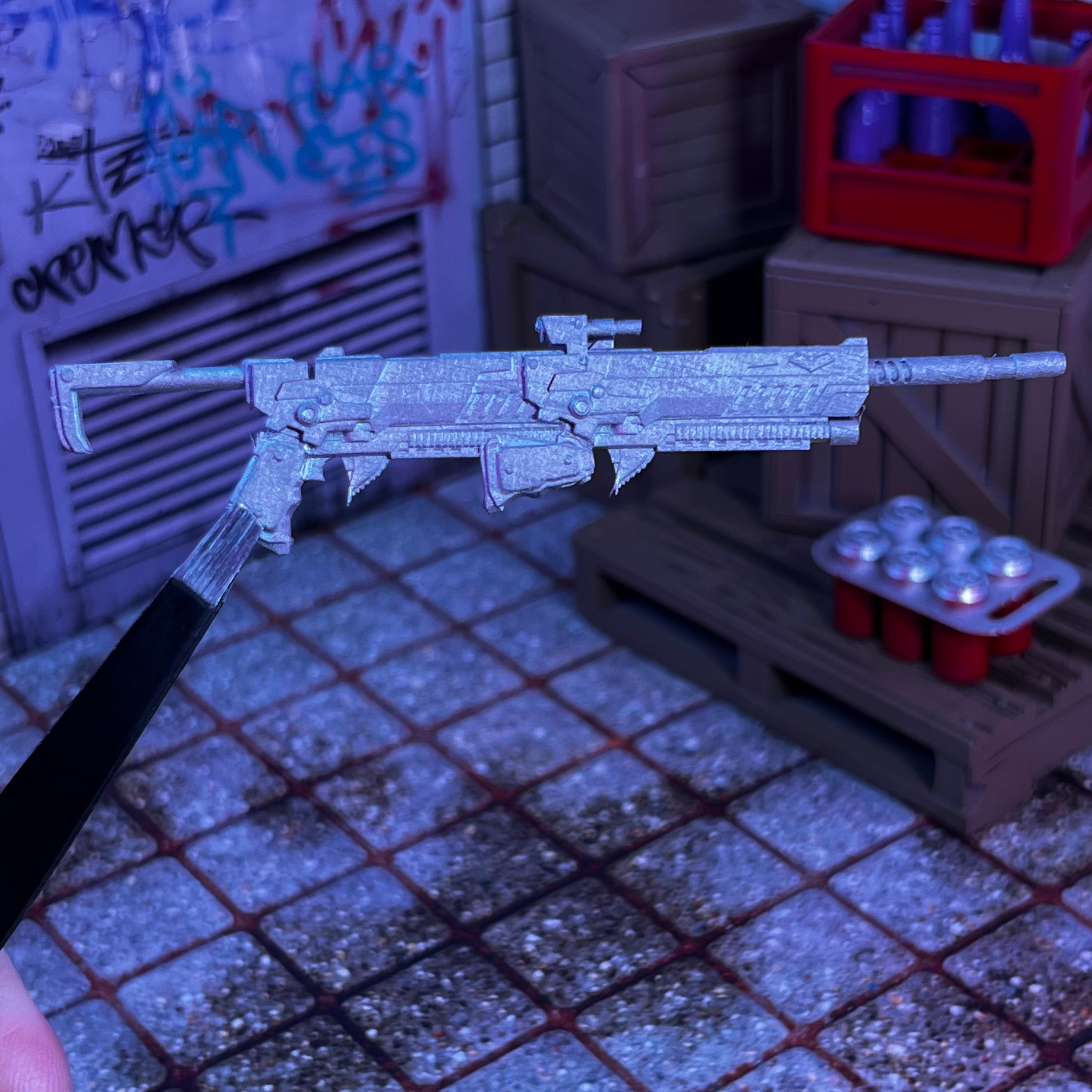 Arkham Knight Vigilante Rifle Folded 1:12 Toy Accessory - Etsy