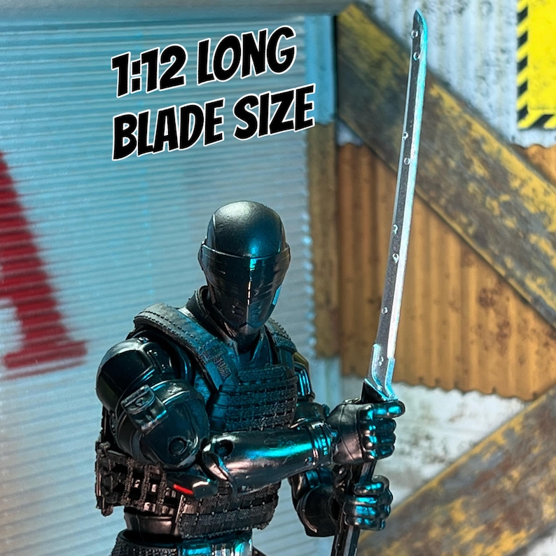 Cyborg Ninja Katana 3D Printed Weapon Accessory unfinished - Etsy