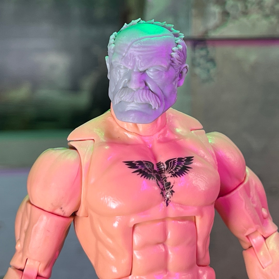 King Konquest 3D Printed Head Sculpt (for 7" Inch Figure Bodies ...