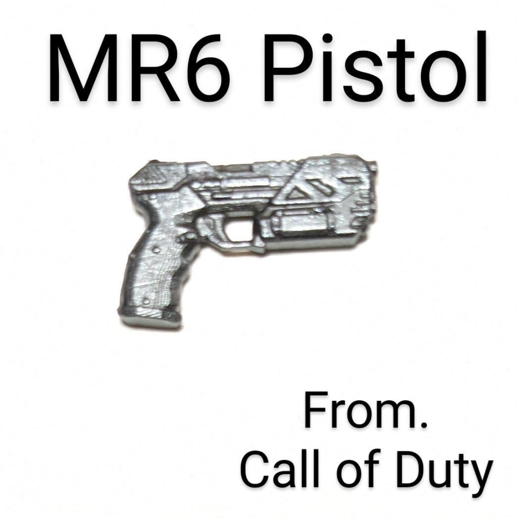 MR6 Auto Pistol 1:12 Toy Accessory unfinished - Etsy