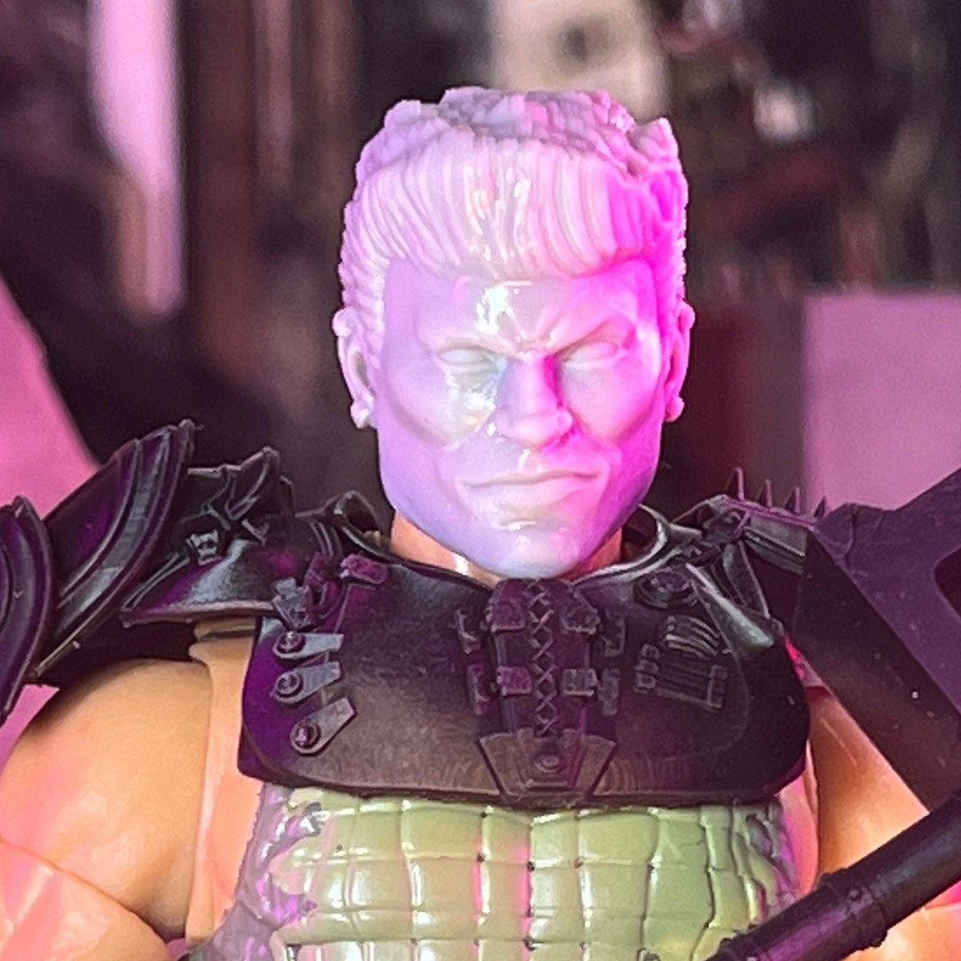 Road Hog Biker Thug Sneer Custom 3D Printed Head Sculpt unfinished - Etsy