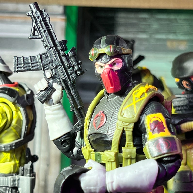 M4 Super SBR Ultralight Rifle With ACOG Reflex Hybrid Sight 1:12 Scale ...