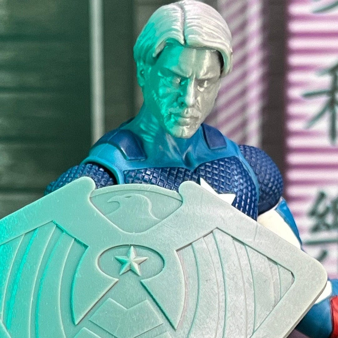 Extreme Super Solider Custom 3D Printed Head Sculpt (unfinished, Made ...