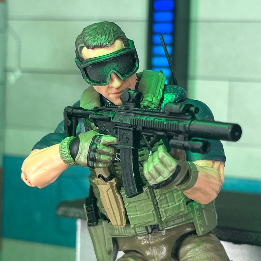 Tactical Ballistic Goggles Mk2 Solid "lens" 1:12 Scale Toy Accessory ...