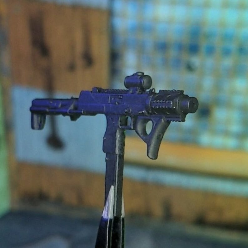 Bellerophon Custom MP7 With Tac Foregrip Scope Integrated - Etsy