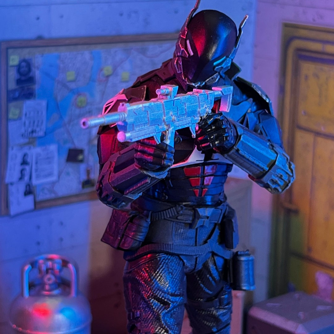 Arkham Knight Vigilante Rifle 1:12 Toy Accessory (unfinished, Made to ...