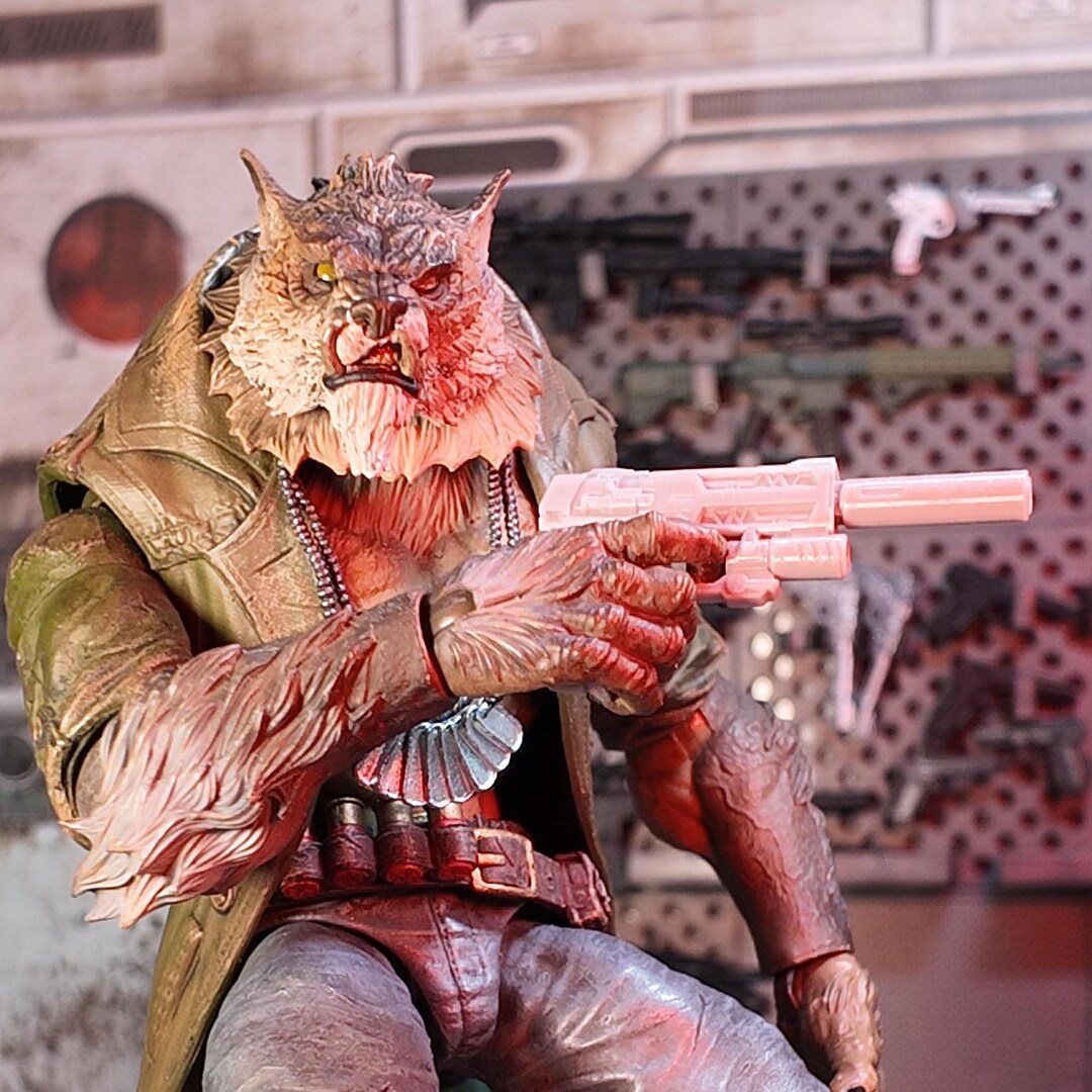 Monster Size Skinwalker Pistol Scale Toy Accessory (unfinished, Made to ...