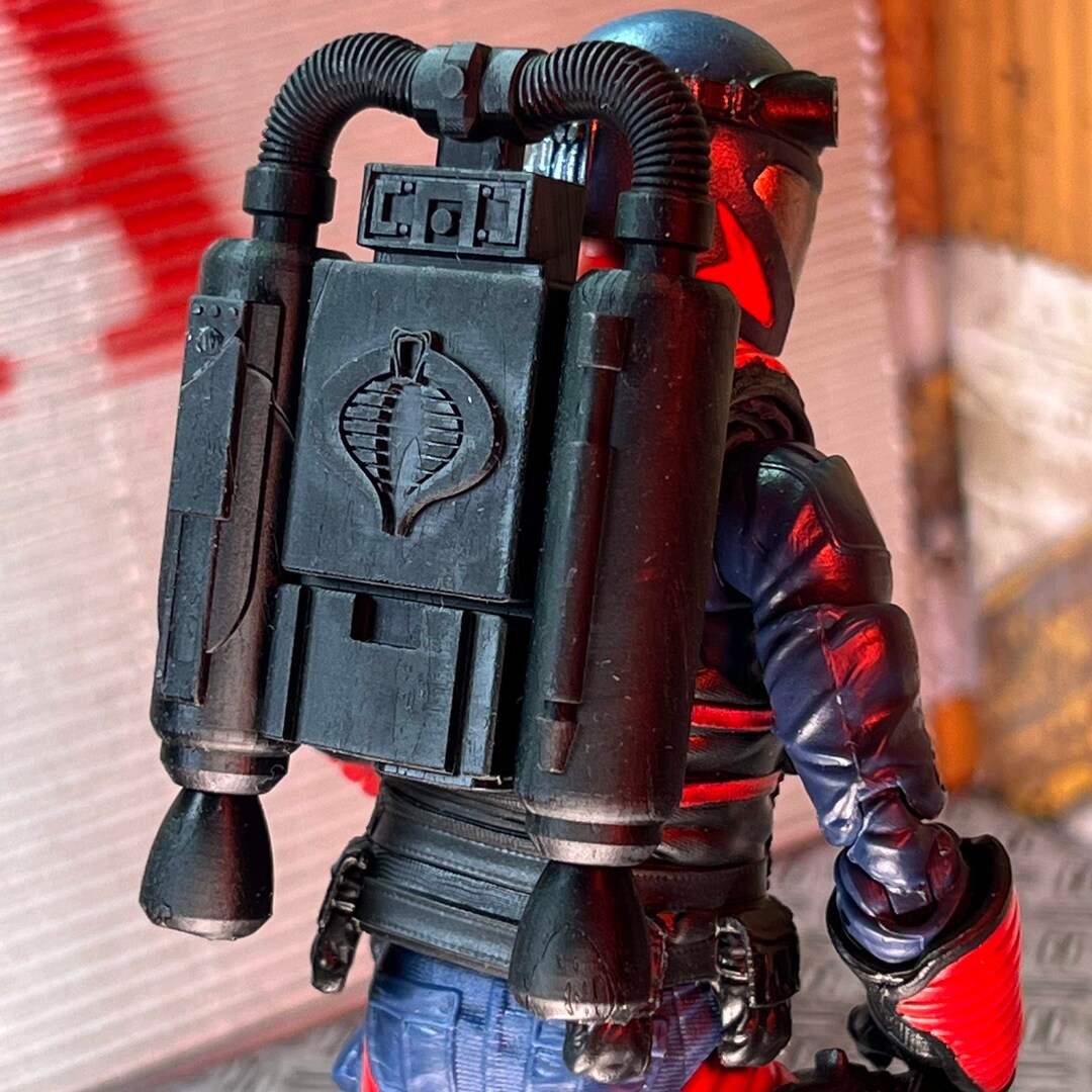 Jump Jet Pack With Snakebite Logo 1:12 Toy Accessory From Mark2design ...