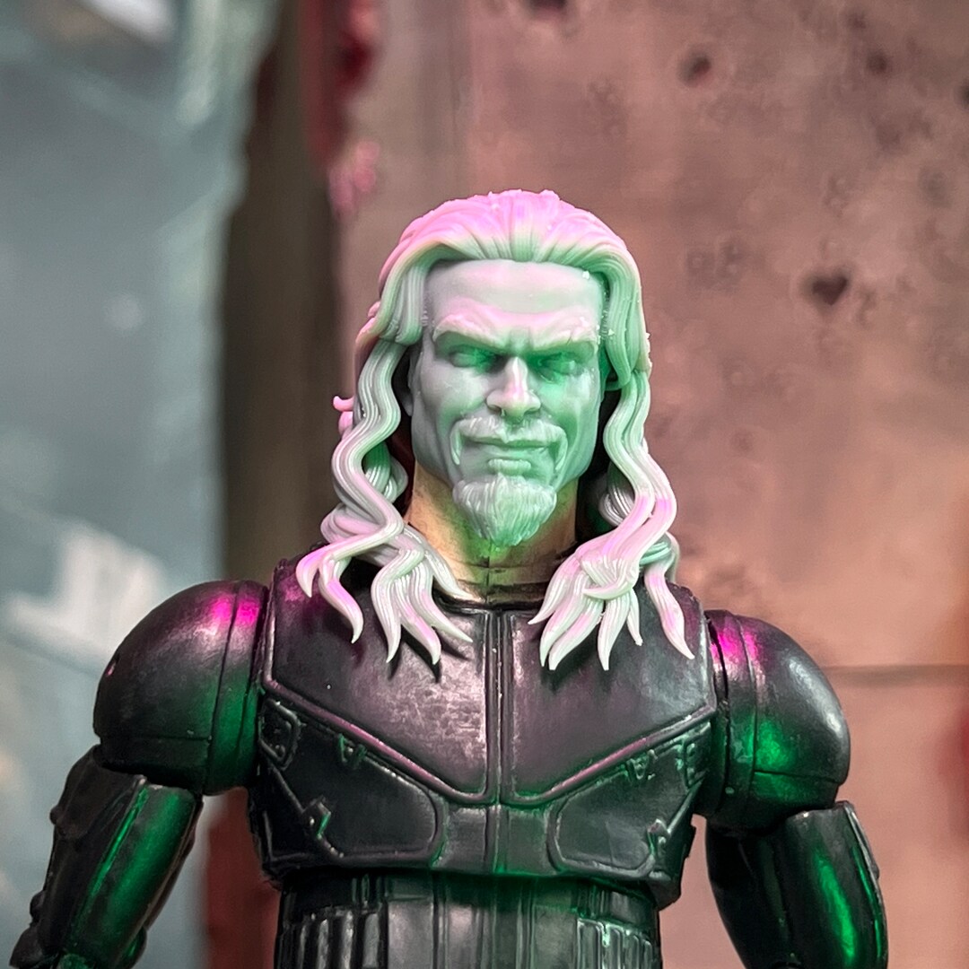 Furious Villain Dante Custom 3D Printed Head Sculpt (unfinished, Made ...