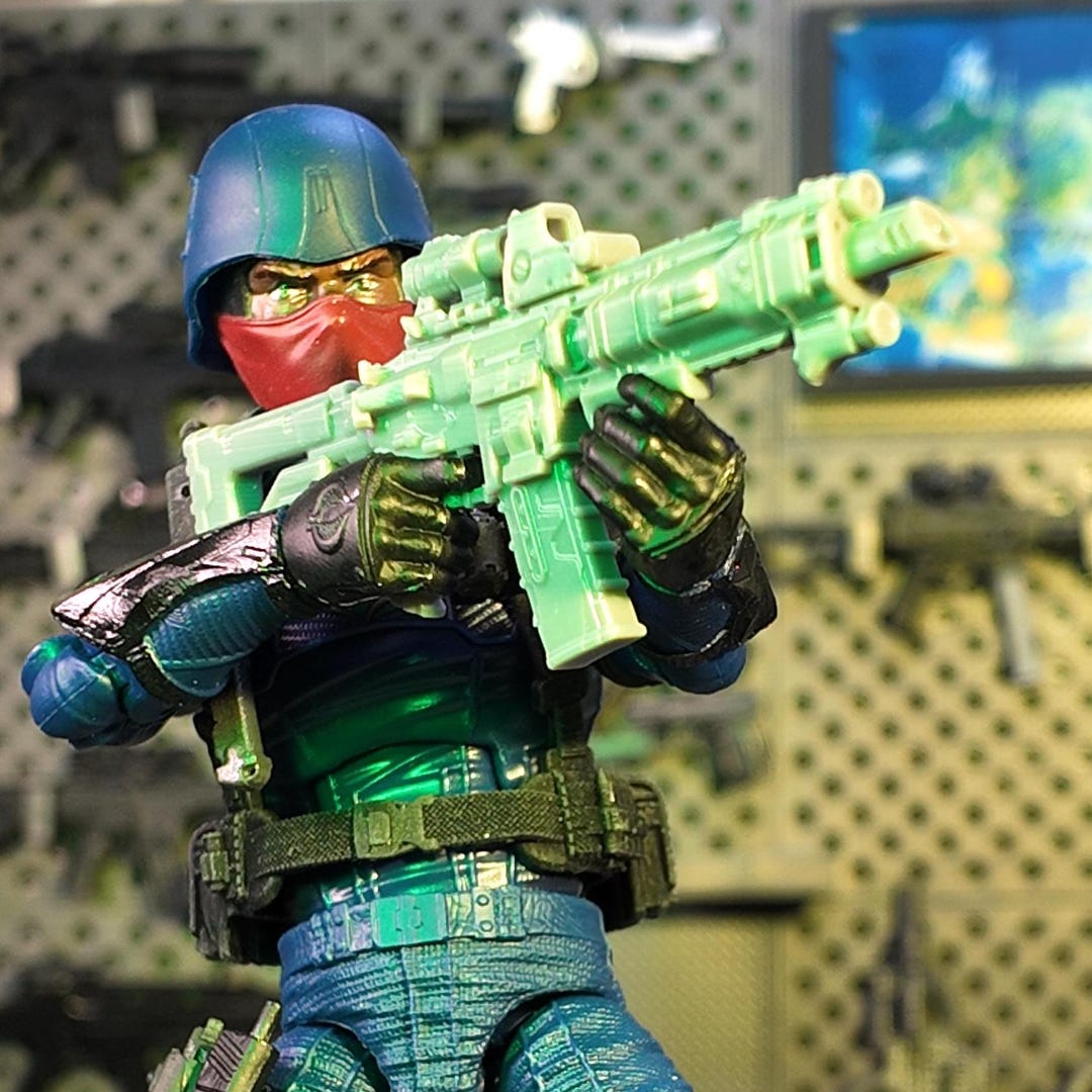 MARS Weasel Compact Assault Rifle 1:12 or 1/18 Toy Accessory (unfinished, Made to Order) - Etsy