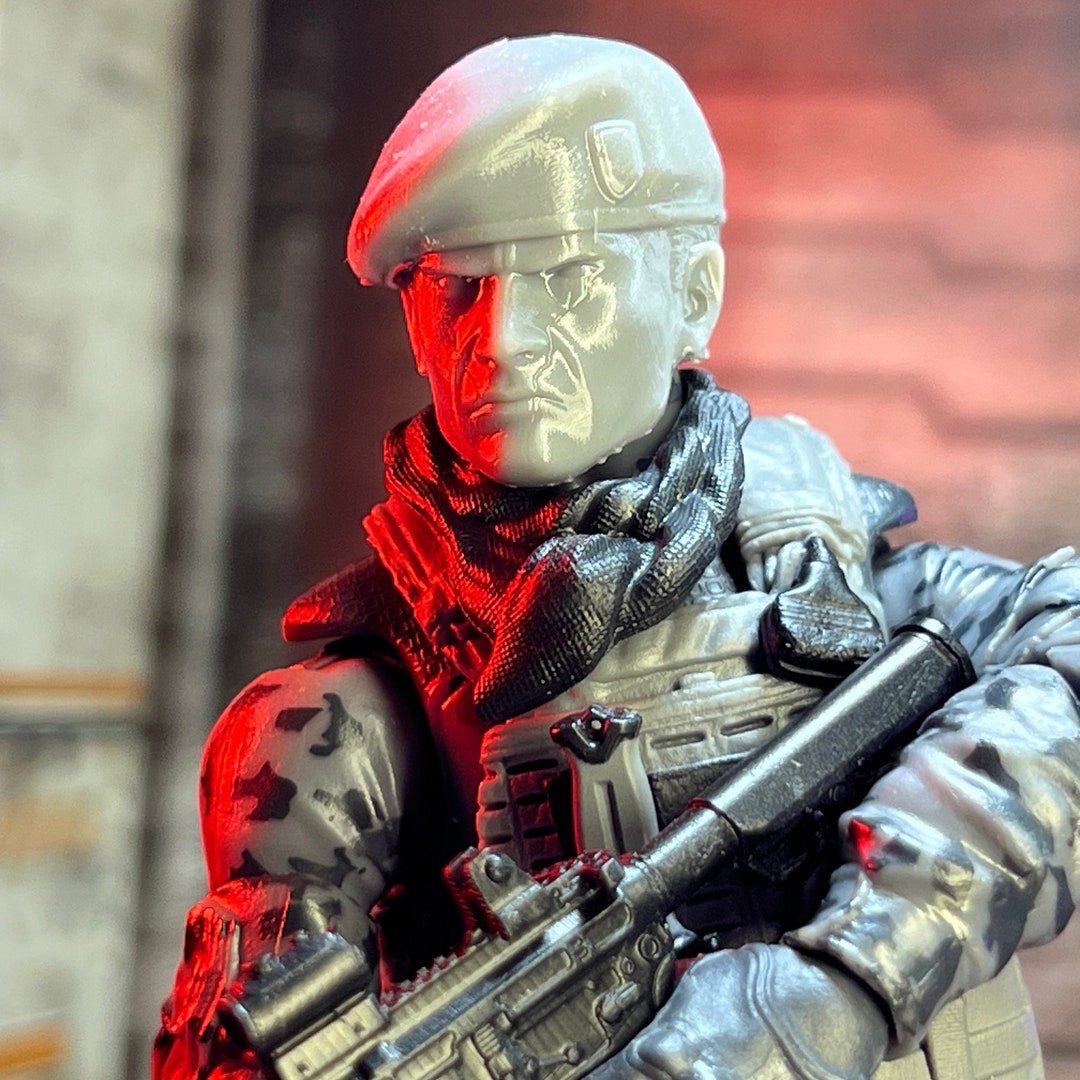 Major Jack, Rival Agent -BERET- 3D Printed Head Sculpt (unfinished ...