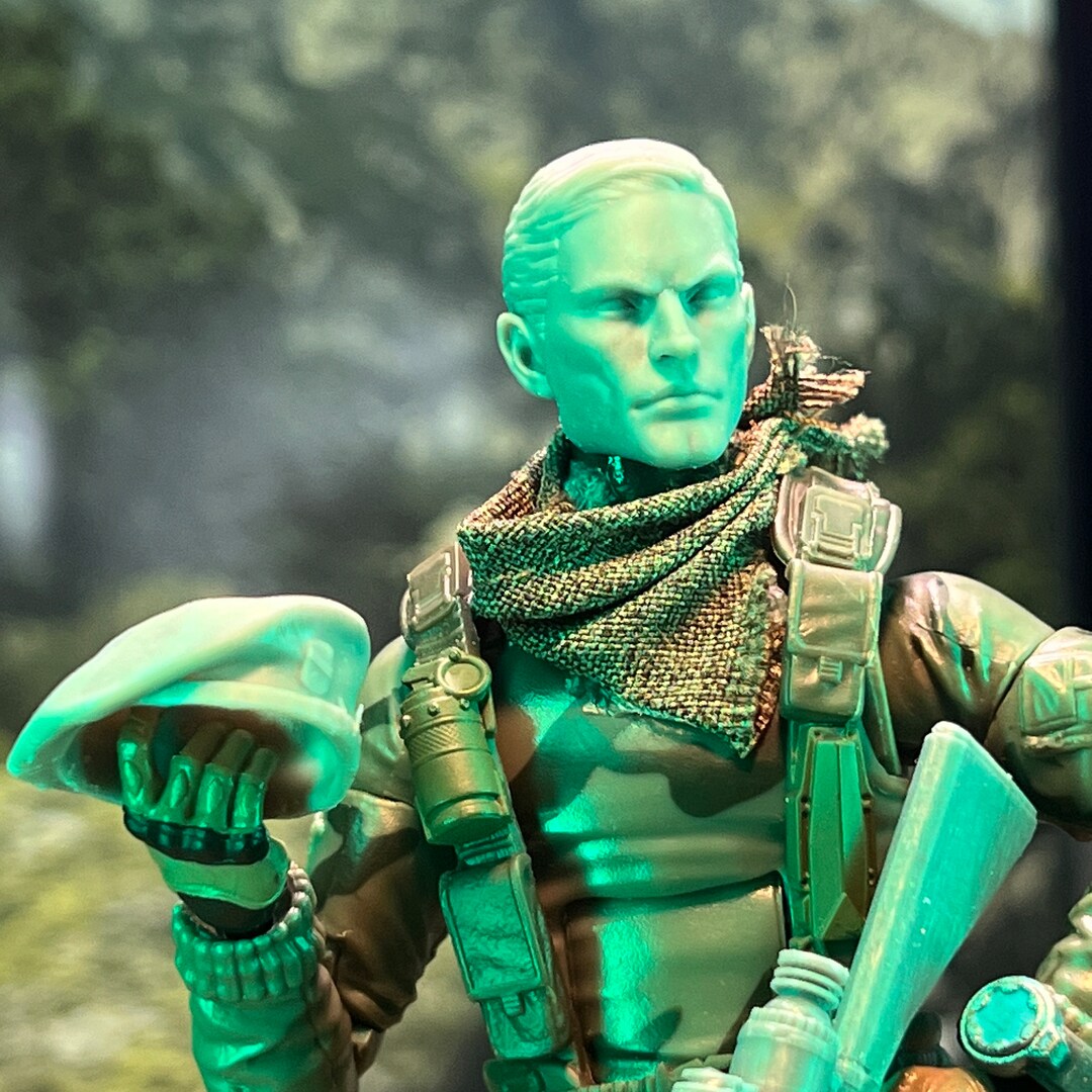 Handsome LT With Removable Beret Custom 3D Printed Head Sculpt ...
