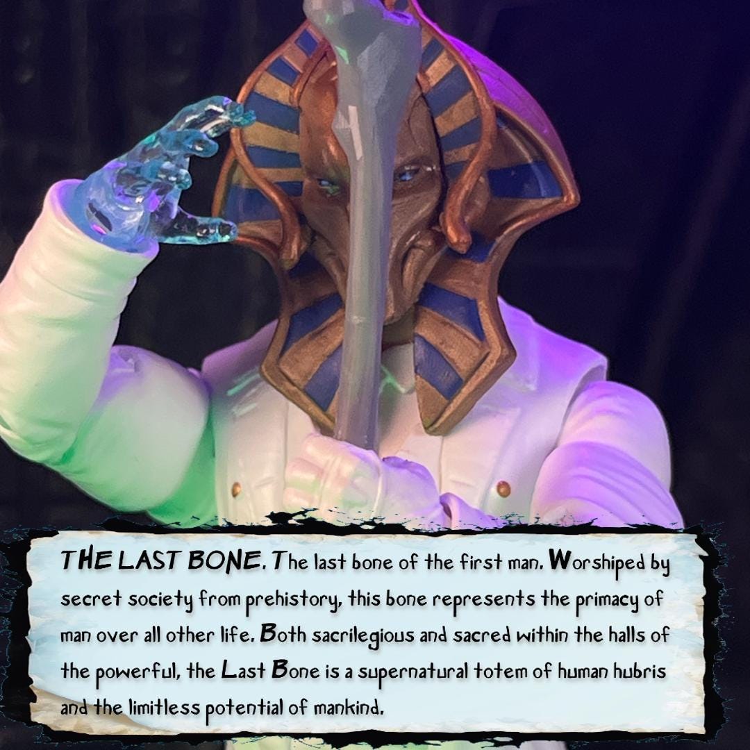 The Last Bone of the First Man - Cursed Item & Relics 1:12 Toy ...