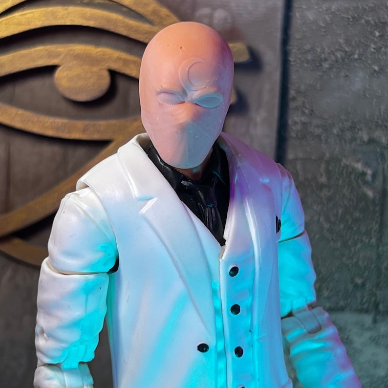 Mr. Moon Classic Comic Custom 3D Printed Head Sculpt - Etsy