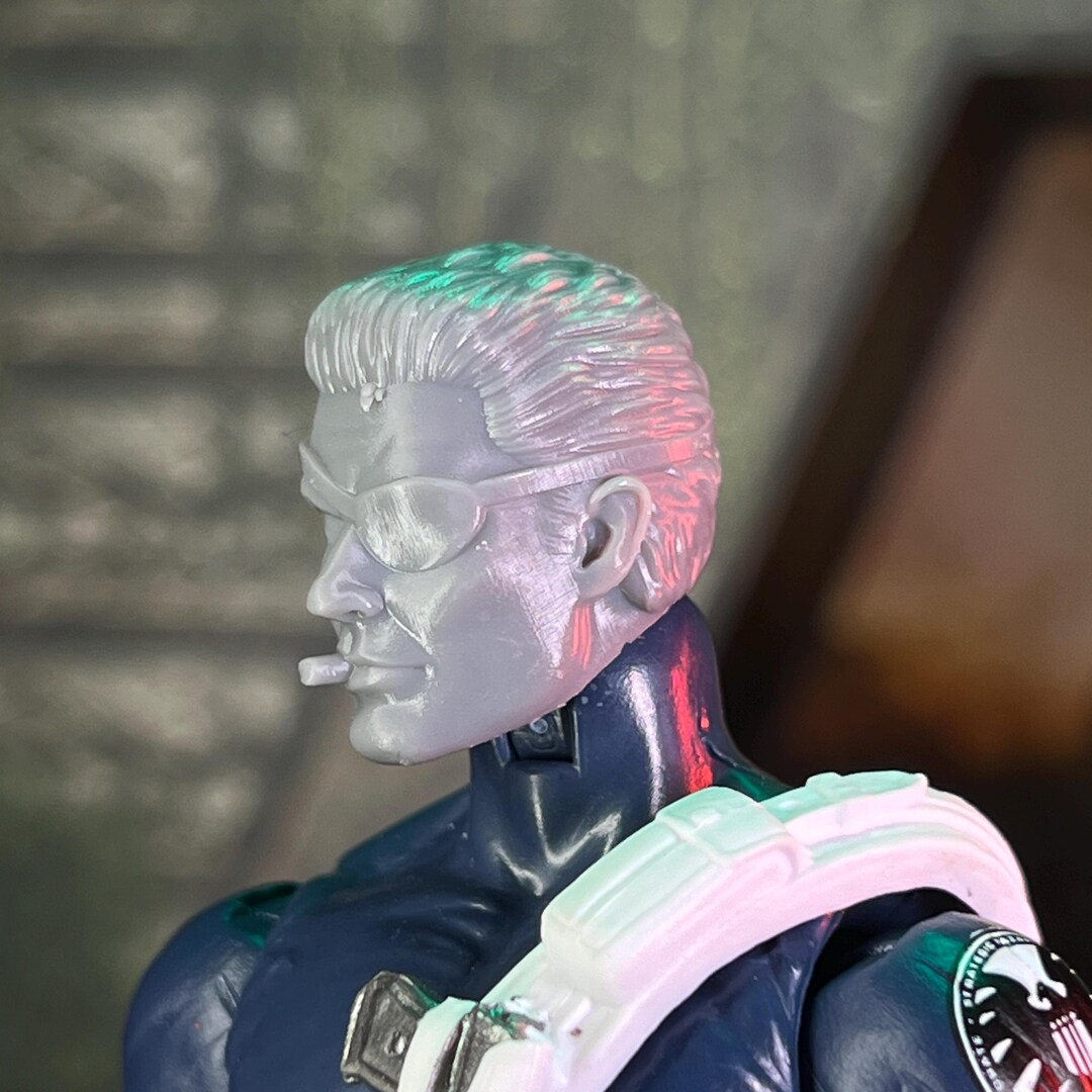 Made for TV Super Spy Commander -CIGAR- Custom 3D Printed Head Sculpt ...